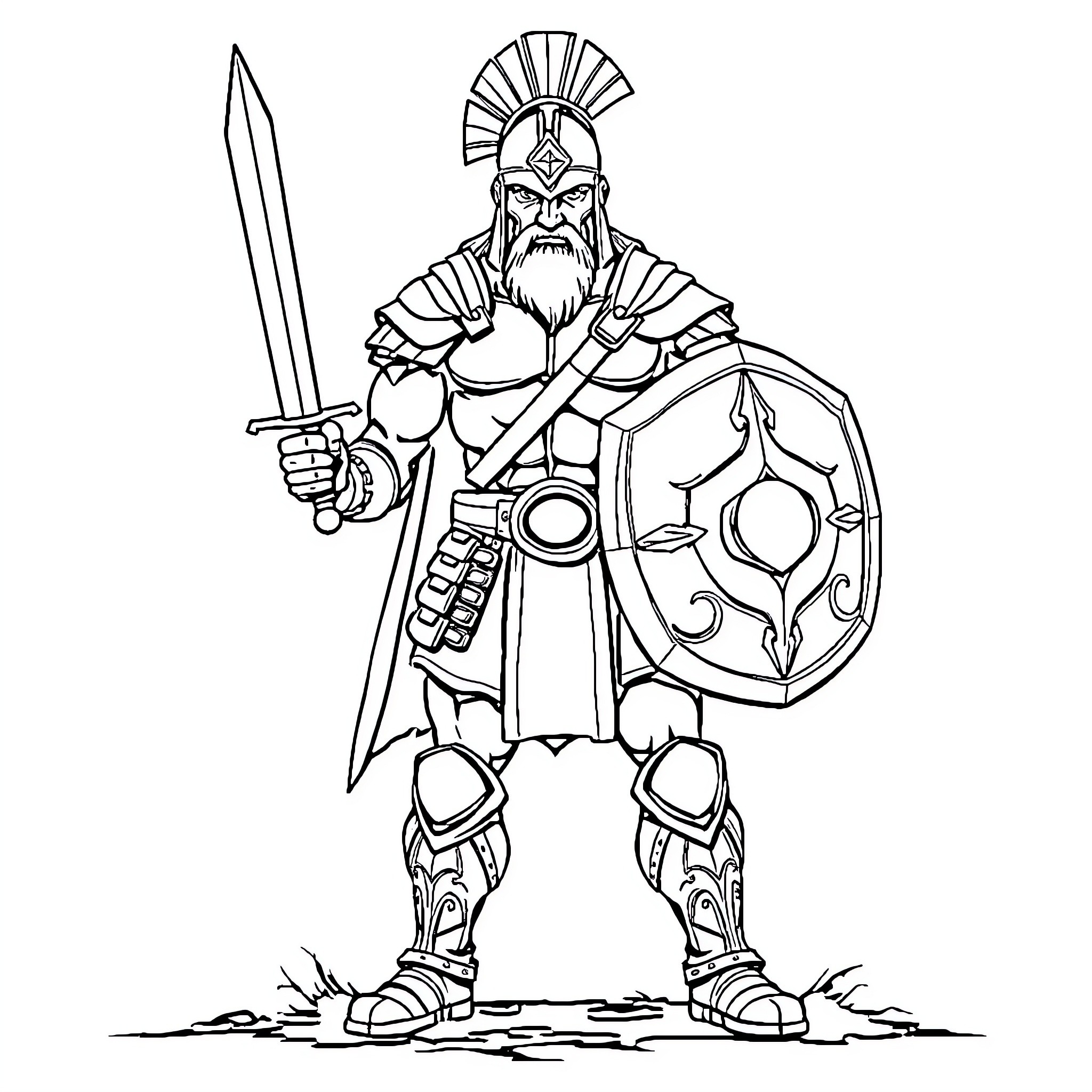 Best Warrior Coloring Pages (Free Printable PDF)