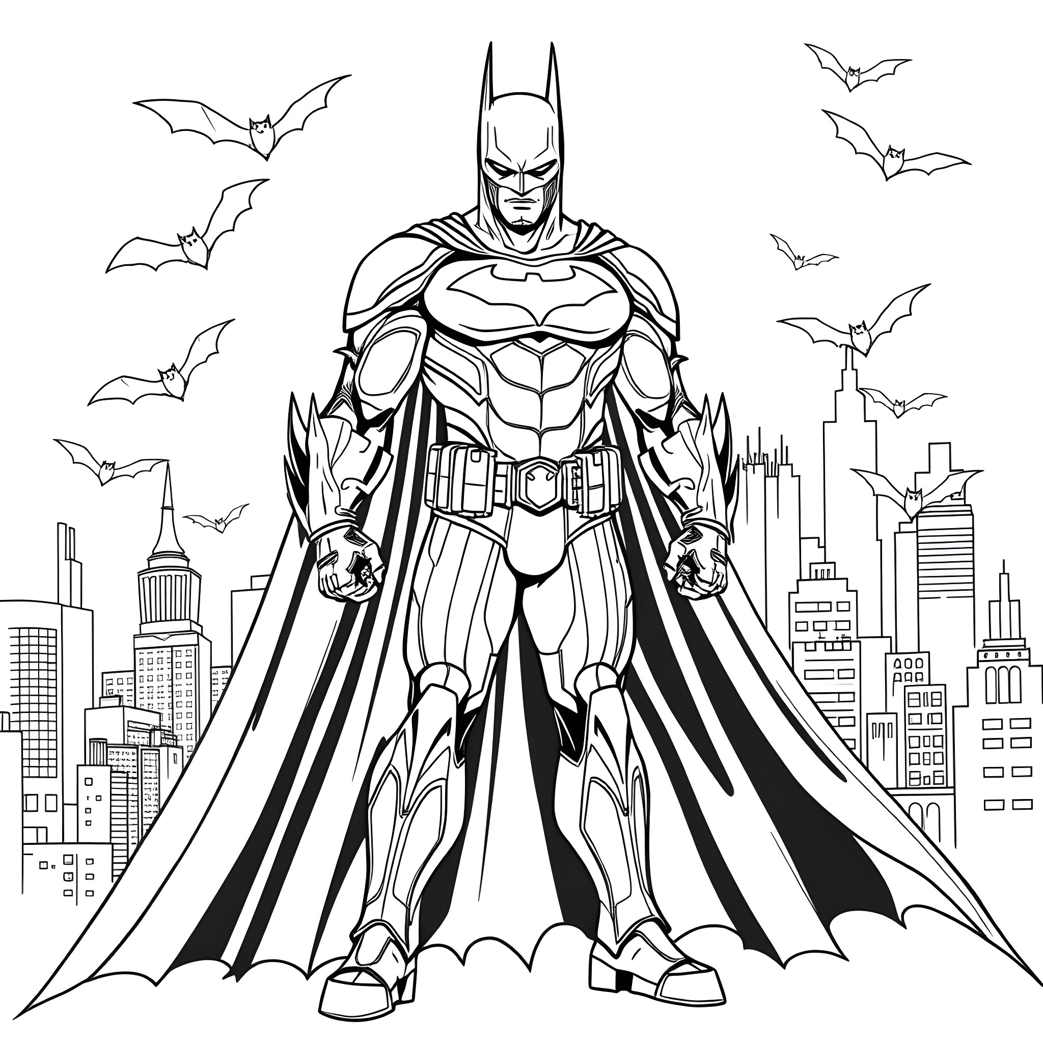 158 Best Batman Coloring Pages (Free Printable PDFs)