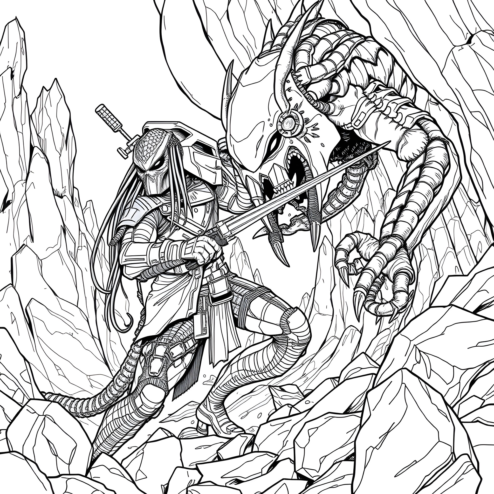 Best Predator Coloring Pages (Free Printable PDF)