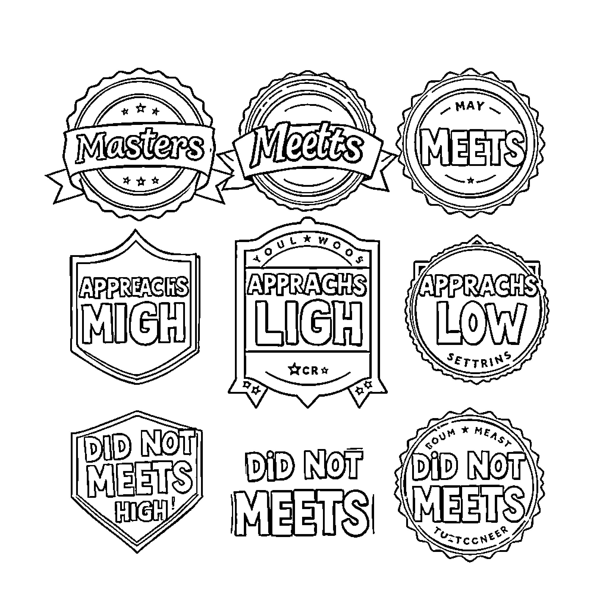 Best Badge Coloring Pages (Free Printable PDF)