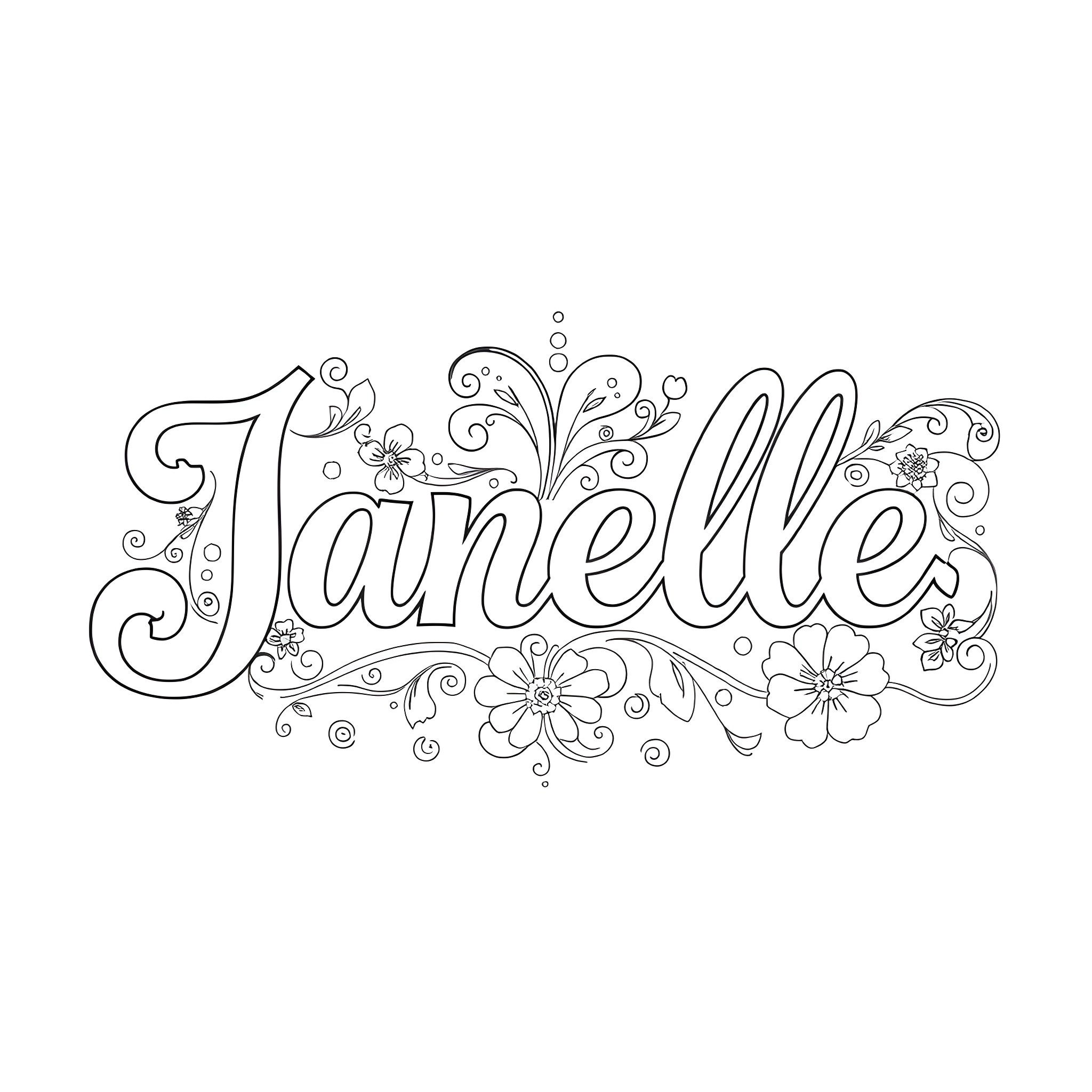 Best Janelle Coloring Pages (Free Printable PDF)