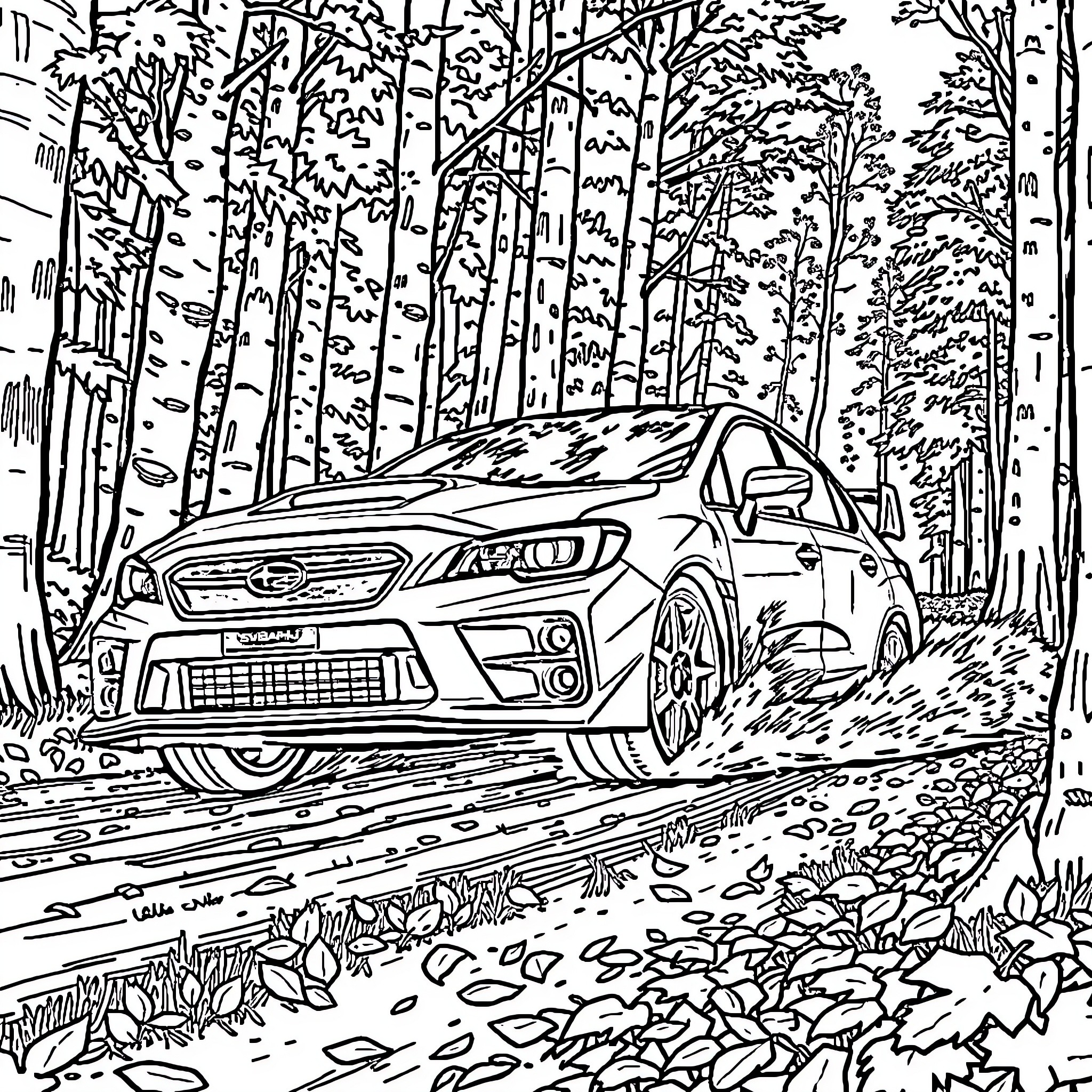 Best Subaru Coloring Pages (Free Printable PDF)