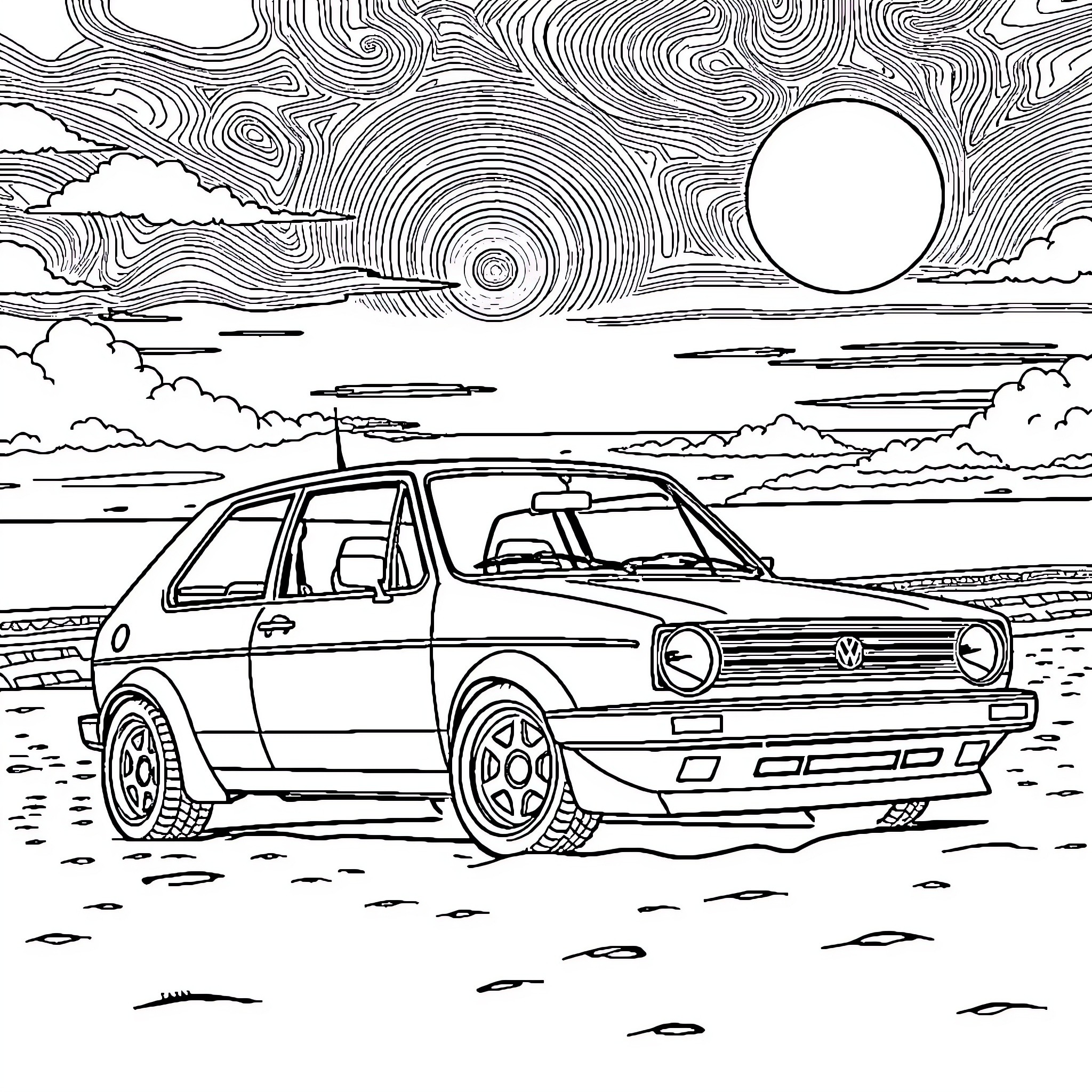 Best Volkswagen Coloring Pages (Free Printable PDF)