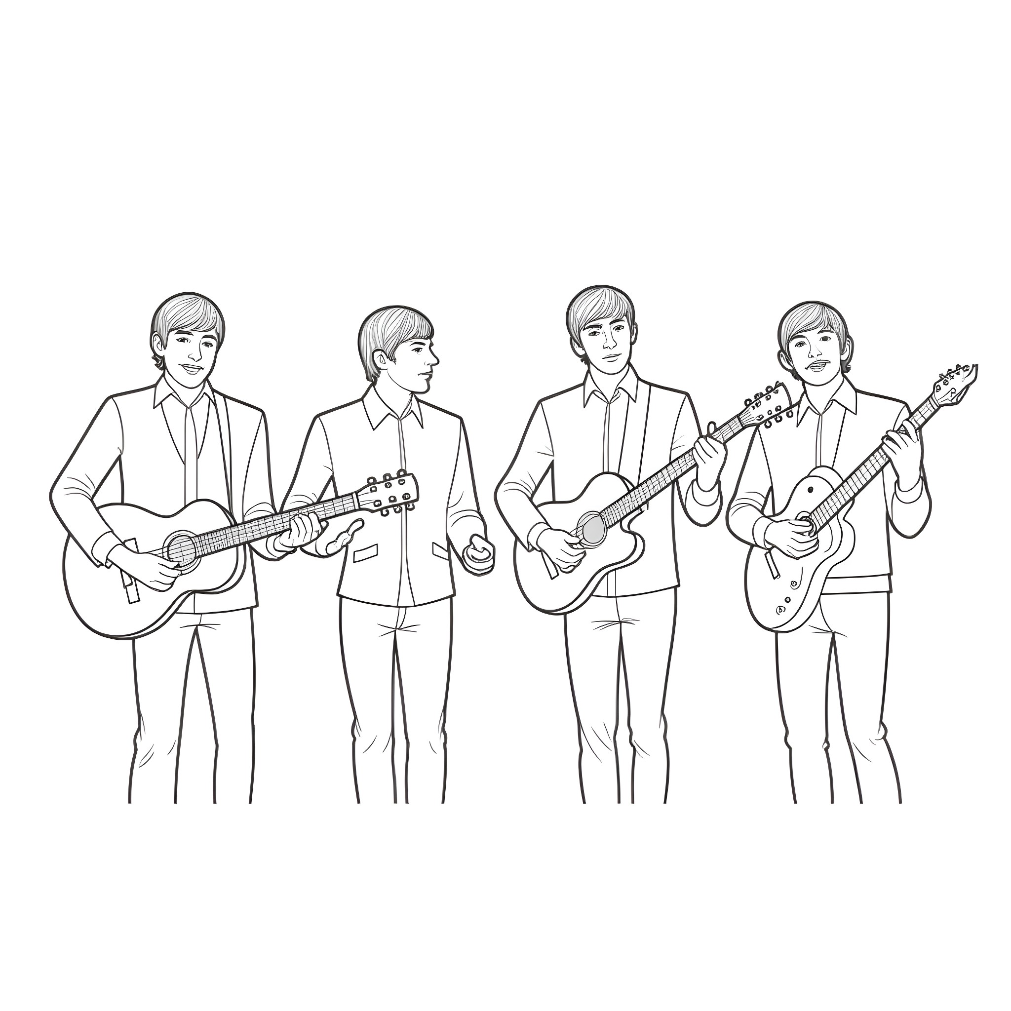 1 Best The Beatles Coloring Pages (Free Printable PDFs)