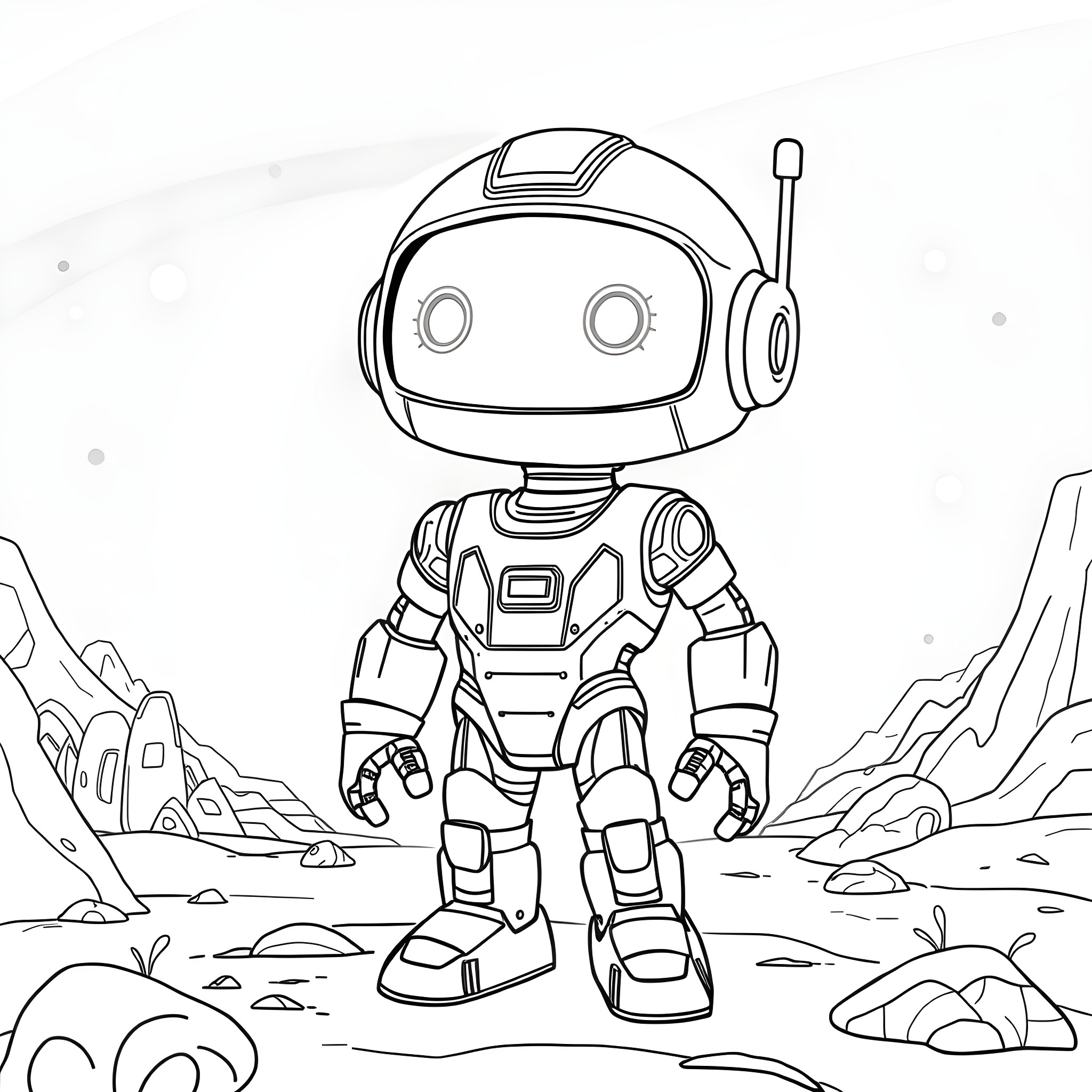 Best Astrobot Coloring Pages (Free Printable PDF)