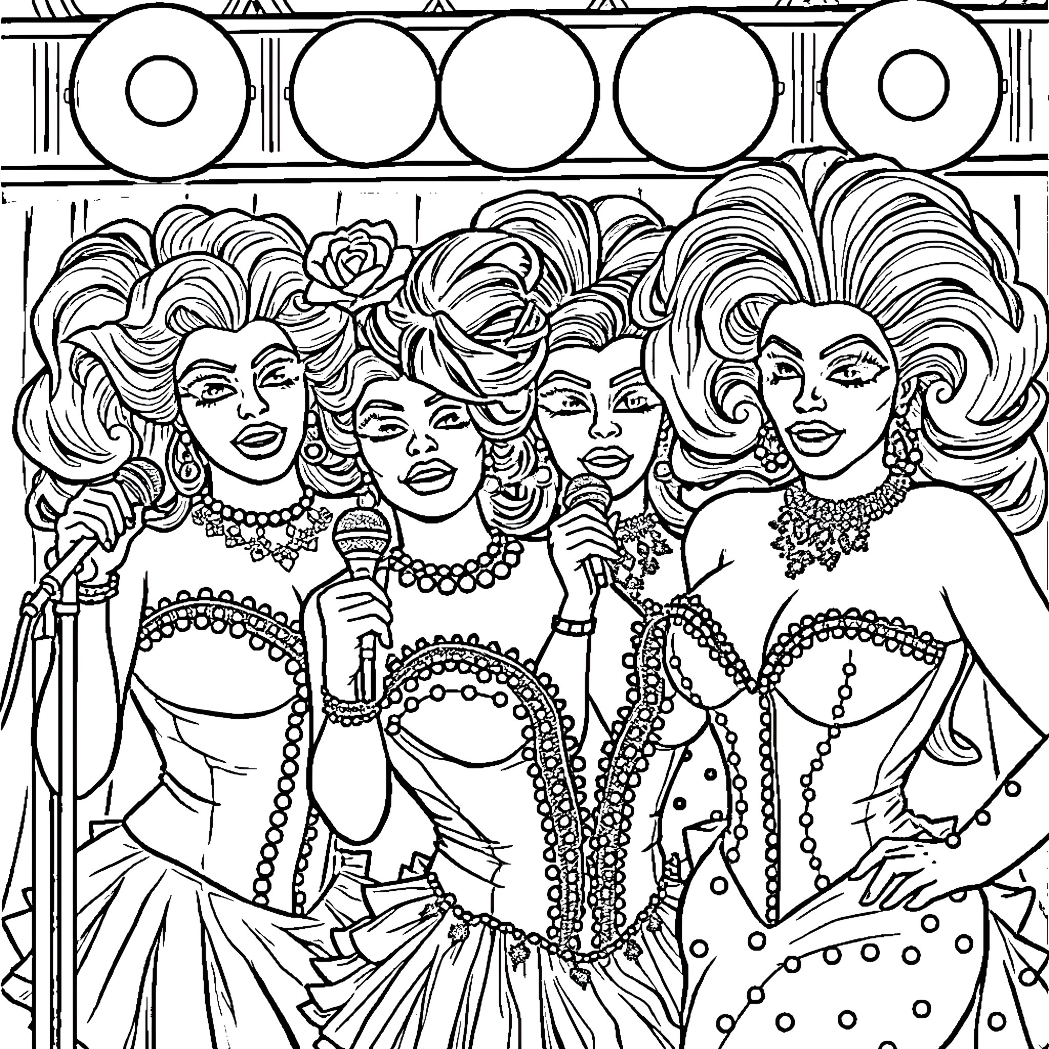 Best Drag Queen Coloring Pages (Free Printable PDF)