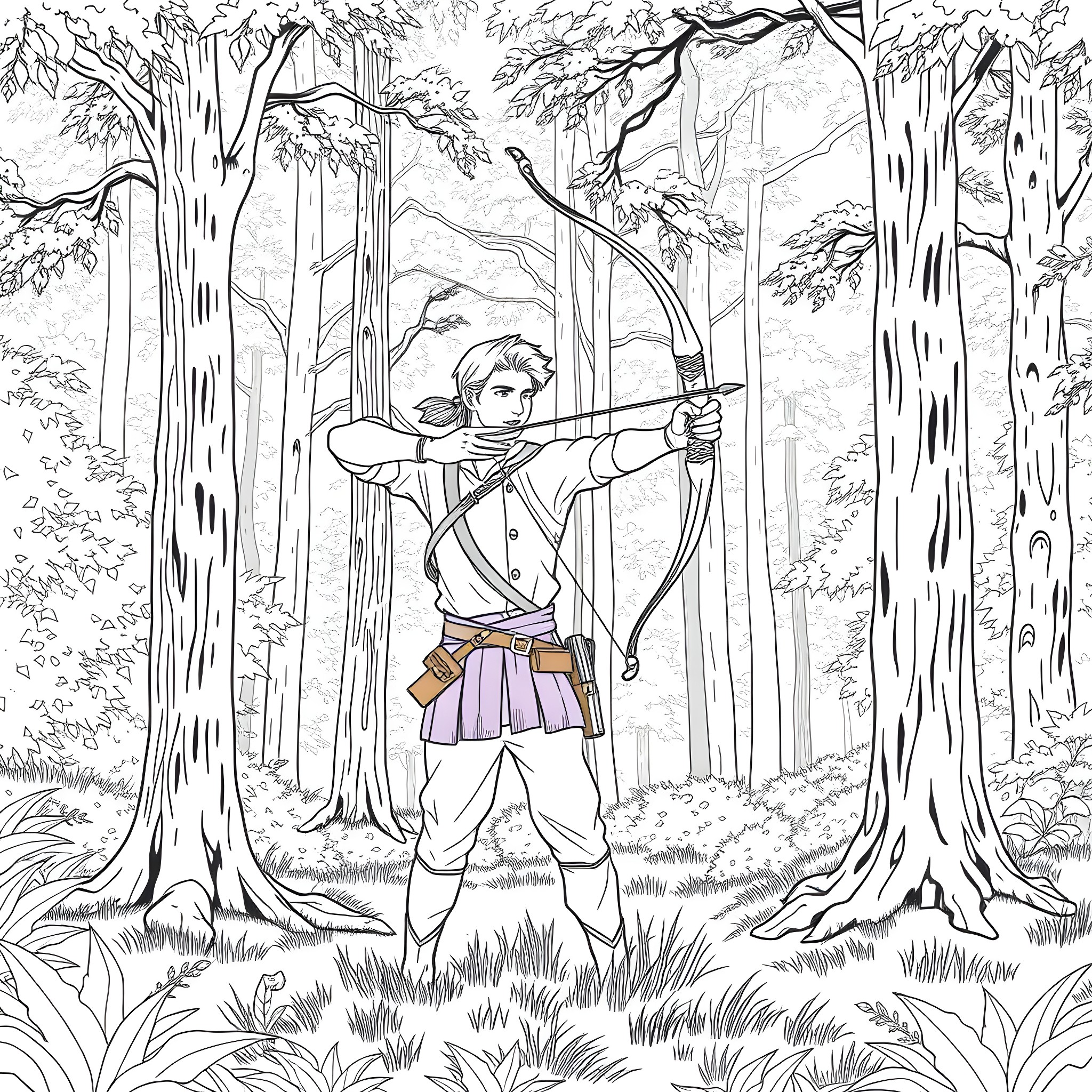 45 Best Archer Coloring Pages (Free Printable PDFs)