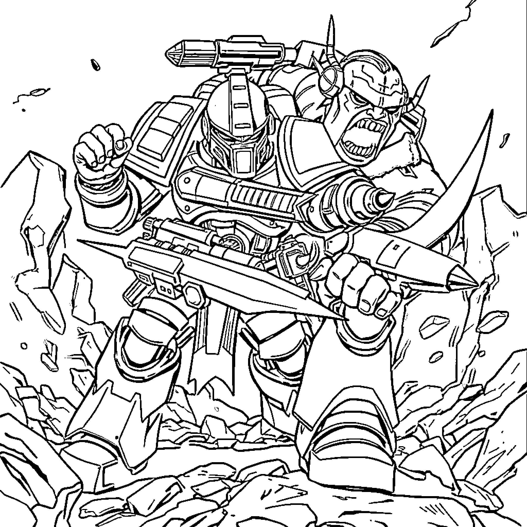 Best Space Marine Coloring Pages (Free Printable PDF)