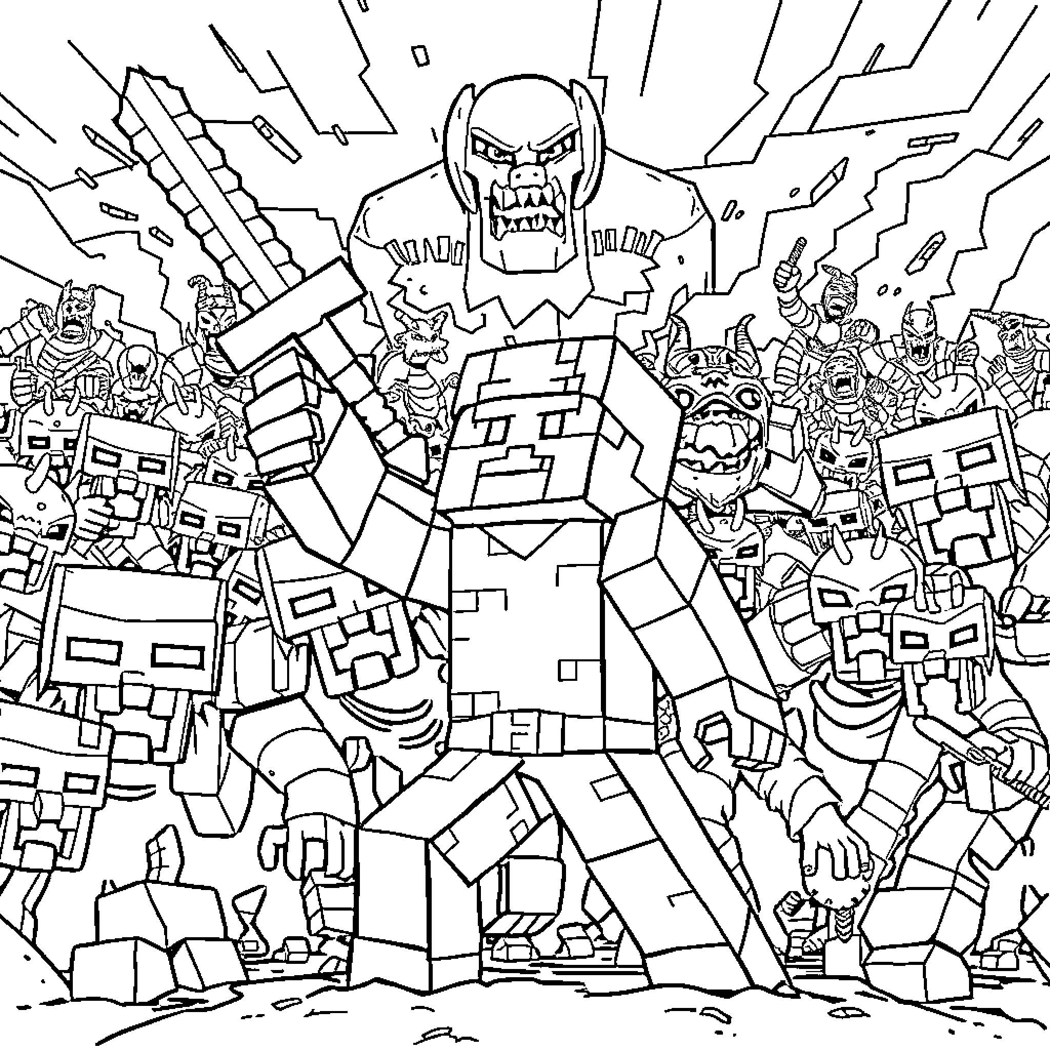 Best Minecraft Guy Coloring Pages (Free Printable PDF)