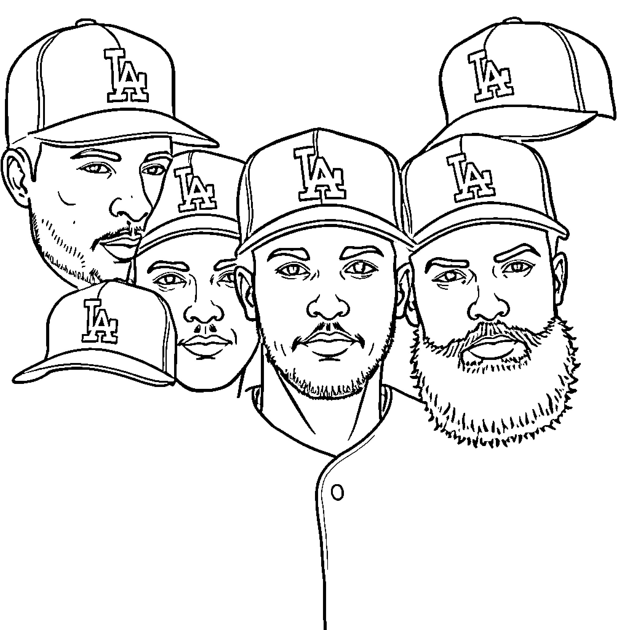 Best Dodger Player Coloring Pages (Free Printable PDF)