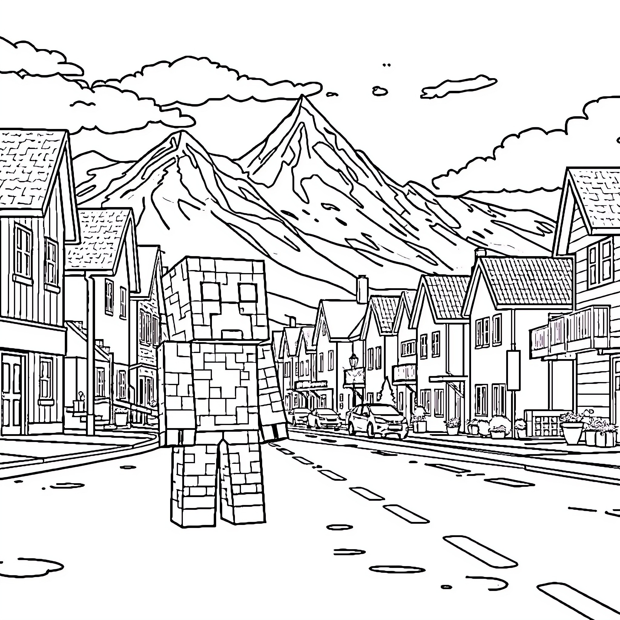 Best Creeper Coloring Pages (Free Printable PDF)