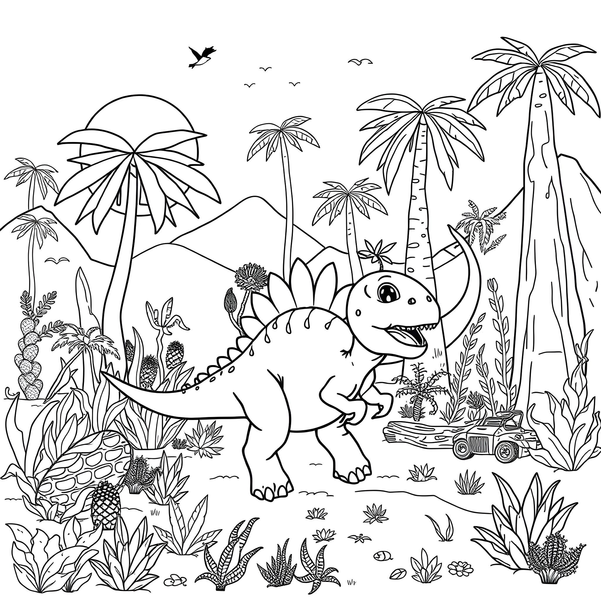 491 Best Dinosaur Coloring Pages (Free Printable PDFs)