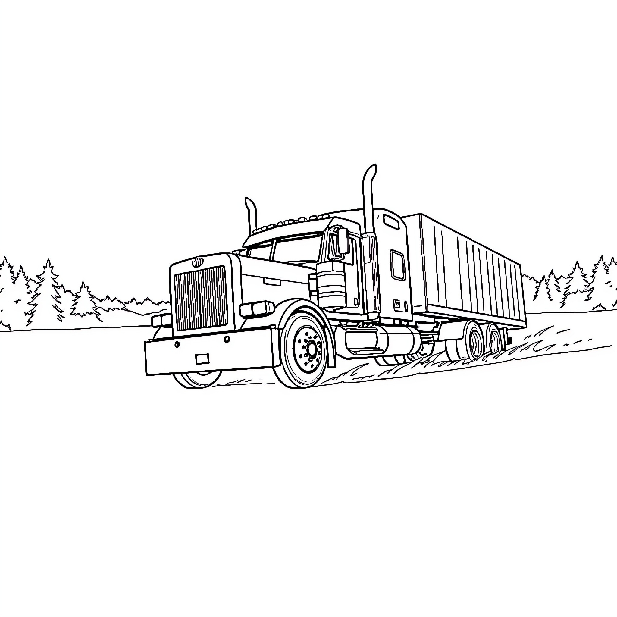 Best Farm Semi Coloring Pages (Free Printable PDF)