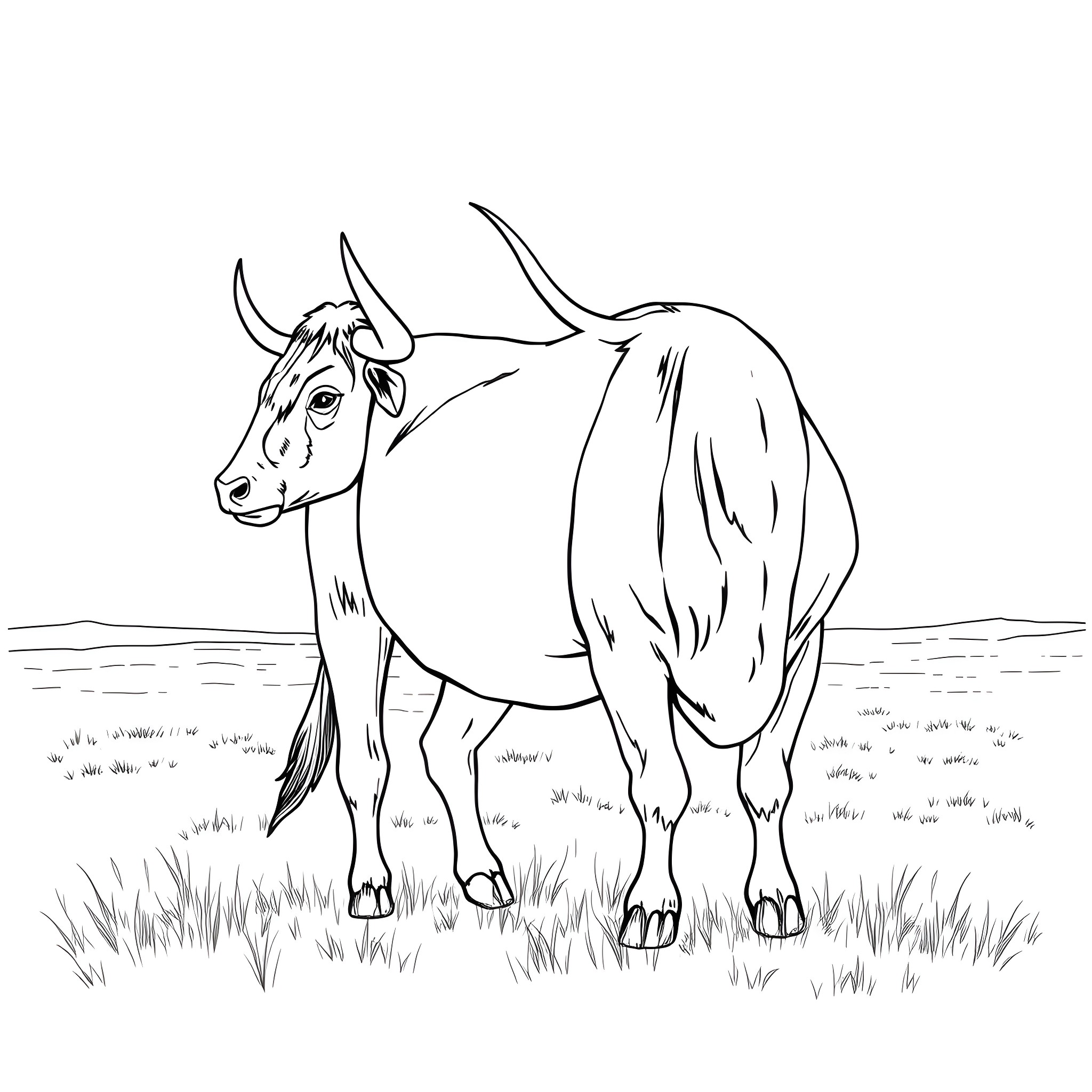 45 Best Ox Coloring Pages (Free Printable PDFs)