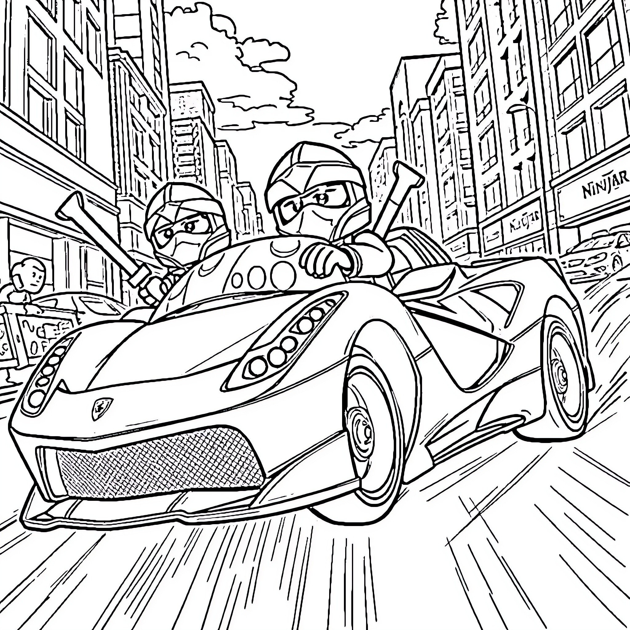 Best Ninjago Coloring Pages (Free Printable PDF)