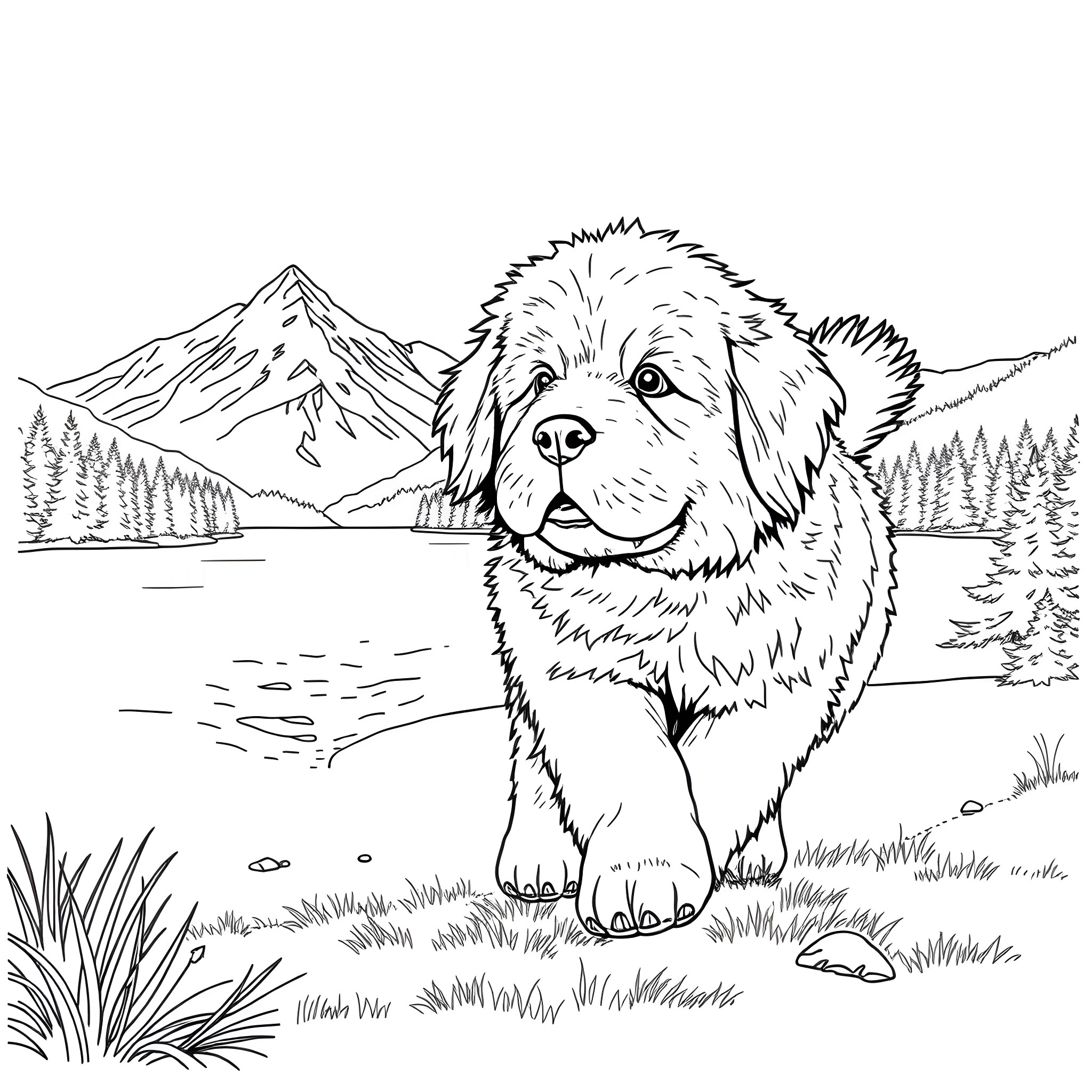 Best Newfoundland Coloring Pages (Free Printable PDF)