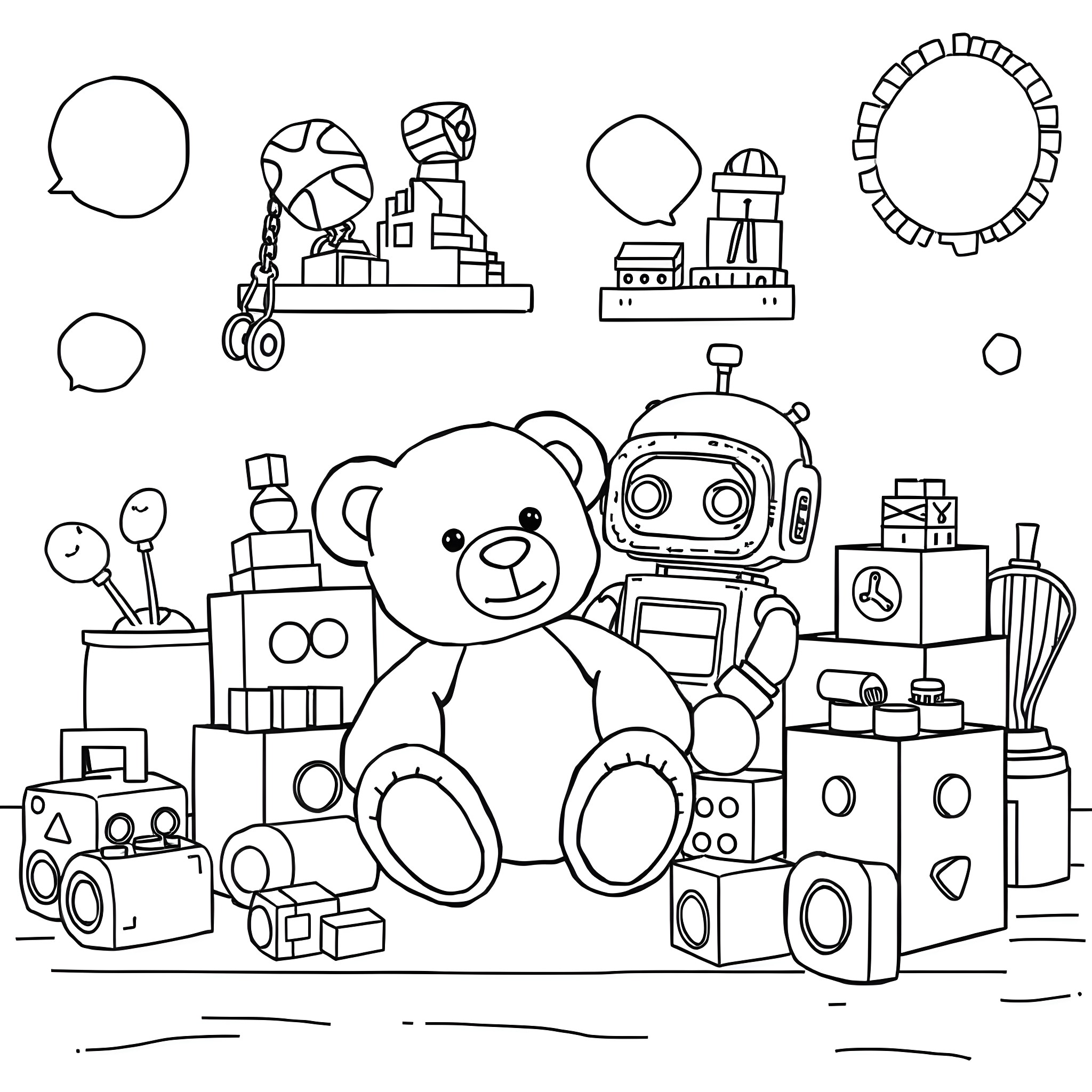 Best Toy Coloring Pages (Free Printable PDF)