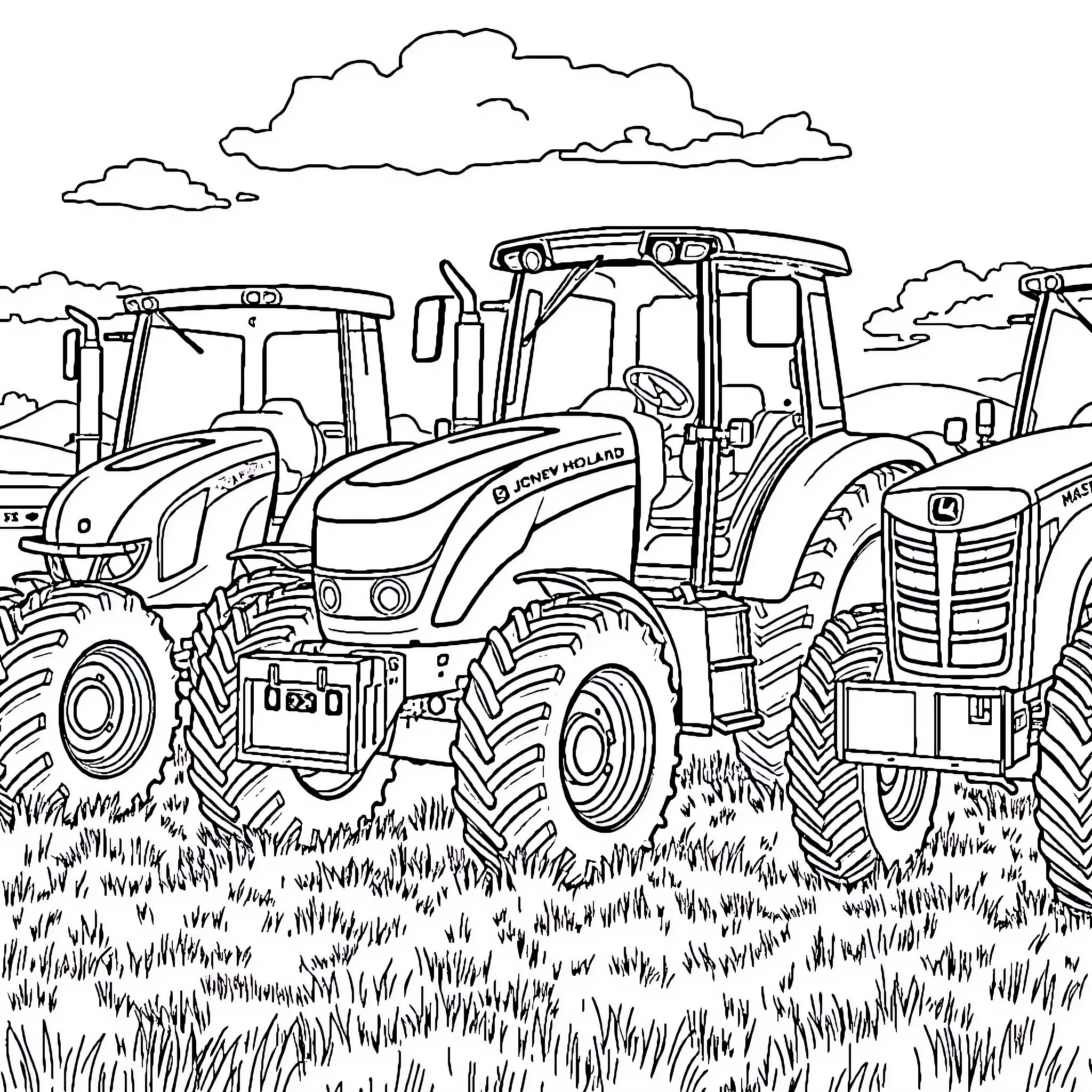 Best Tractor Coloring Pages (Free Printable PDF)