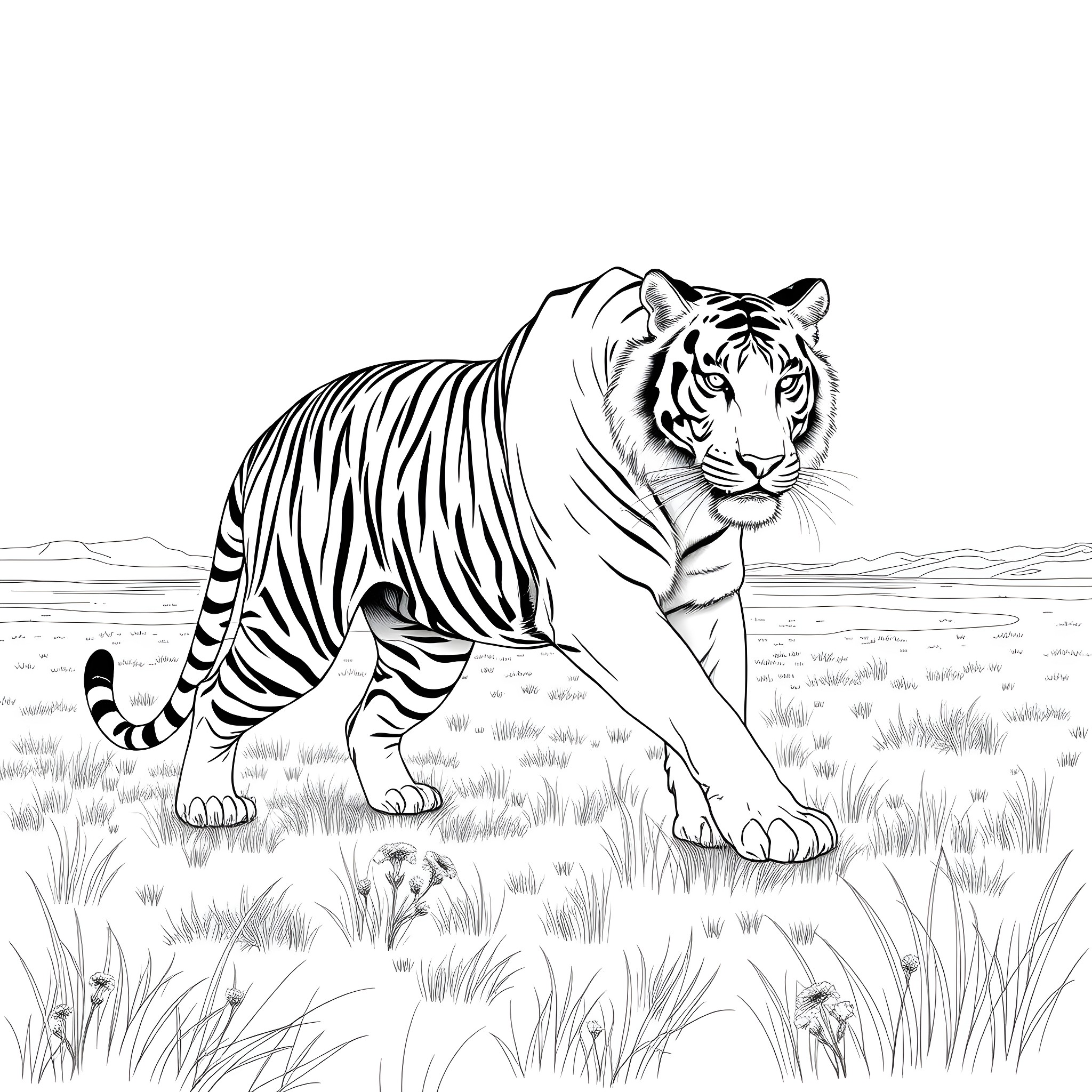 52 Best Tiger Coloring Pages (Free Printable PDFs)