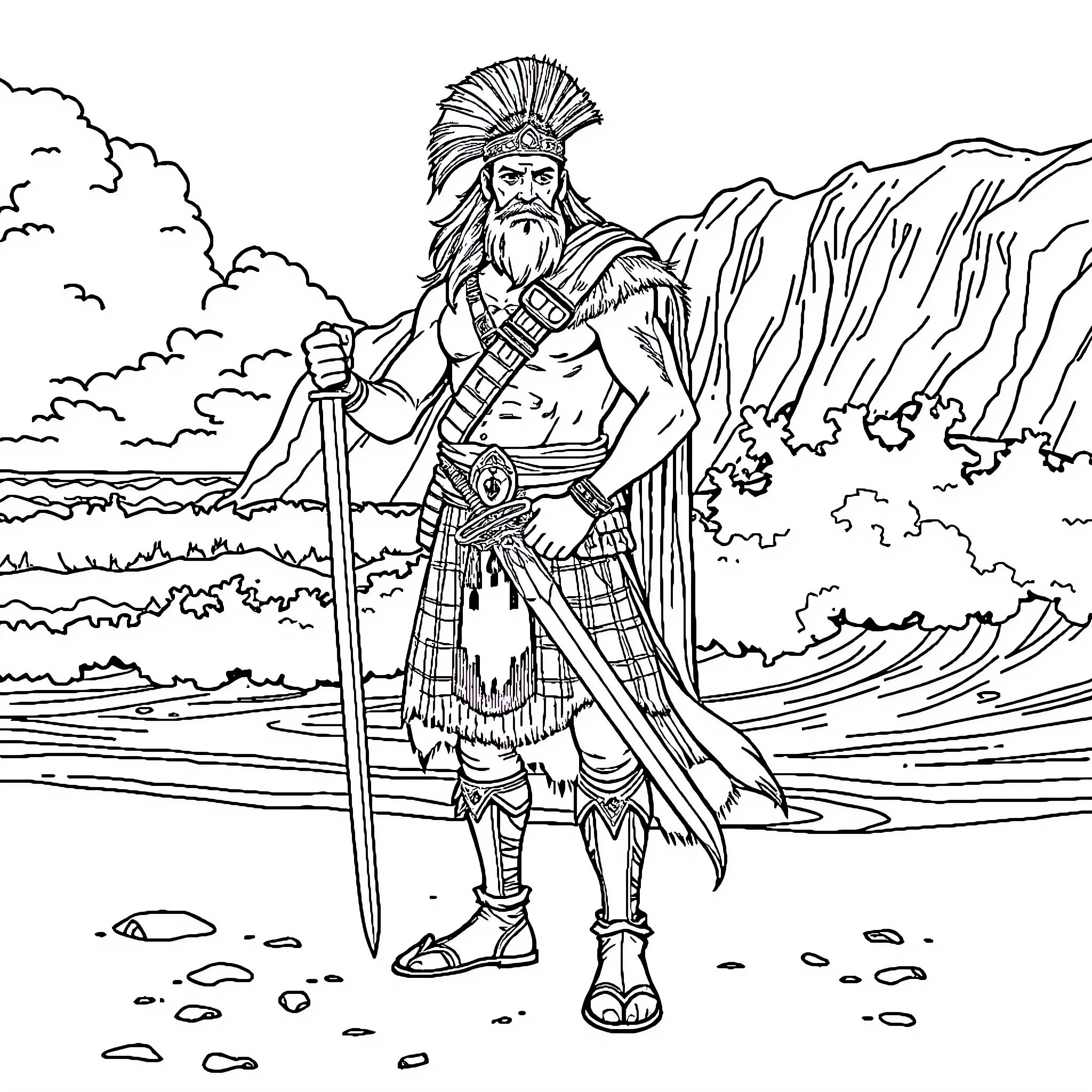 Best Highlander Coloring Pages (Free Printable PDF)