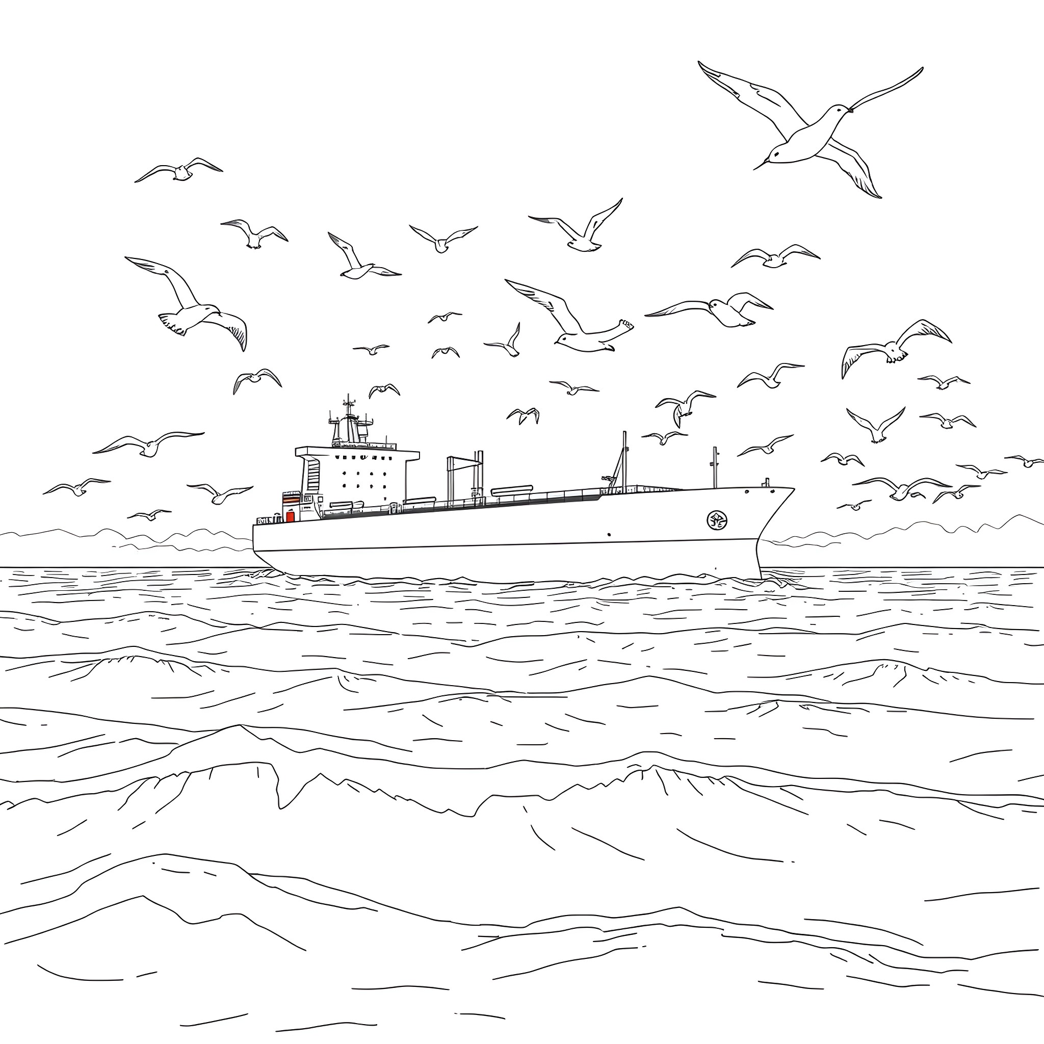 Best Ship Coloring Pages (Free Printable PDF)