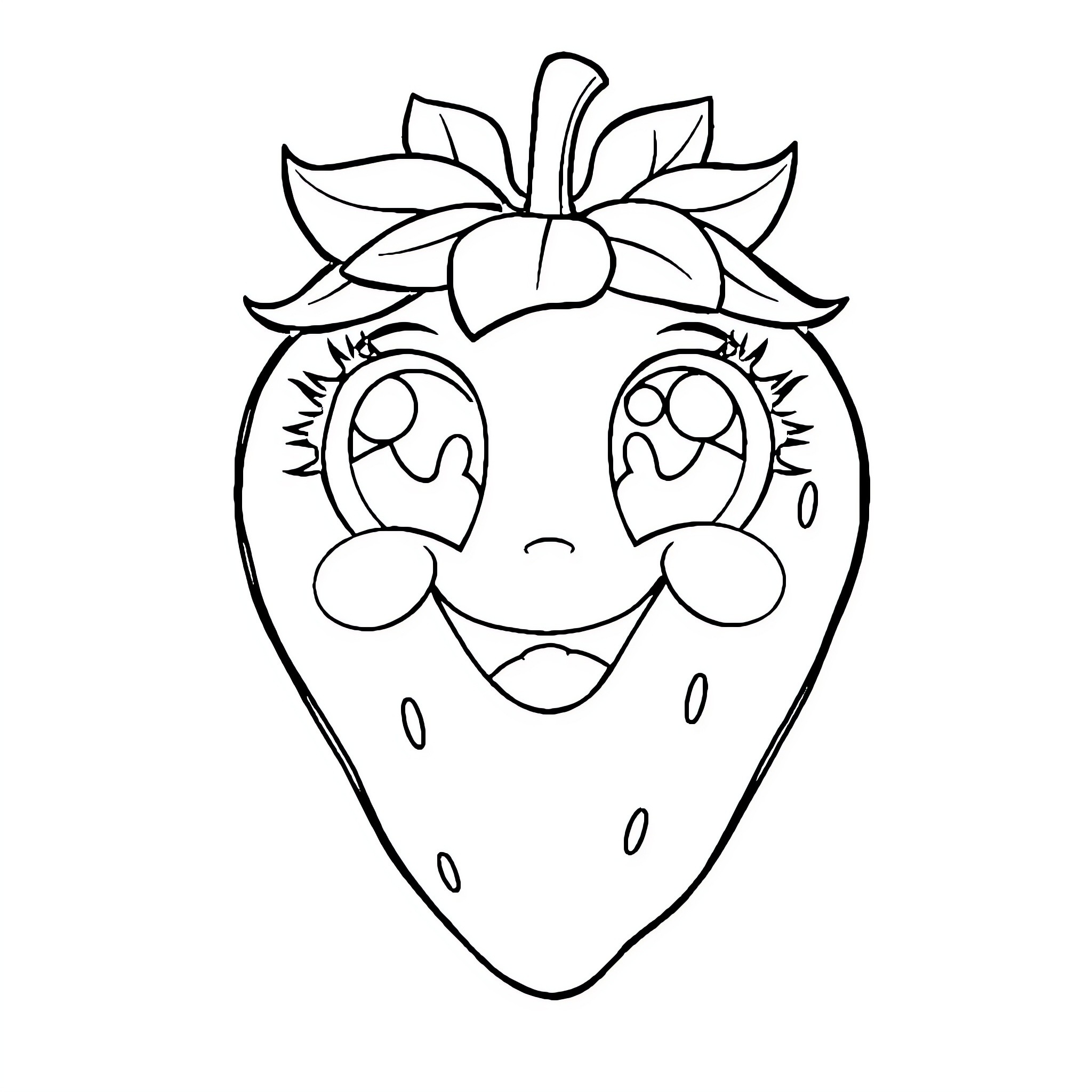 Best Strawberry Coloring Pages (Free Printable PDF)
