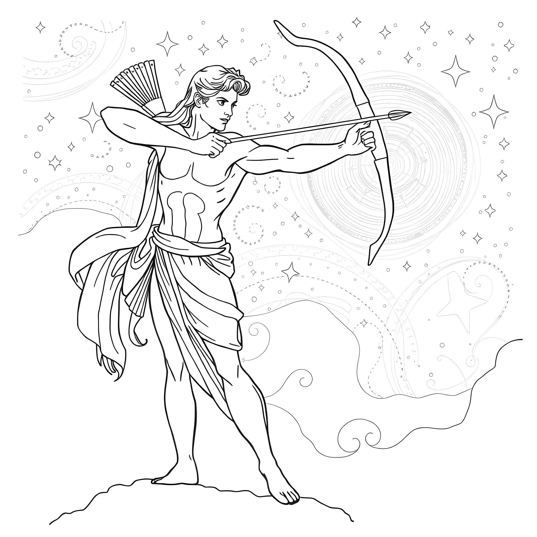 45 Best Archer Coloring Pages (Free Printable PDFs)