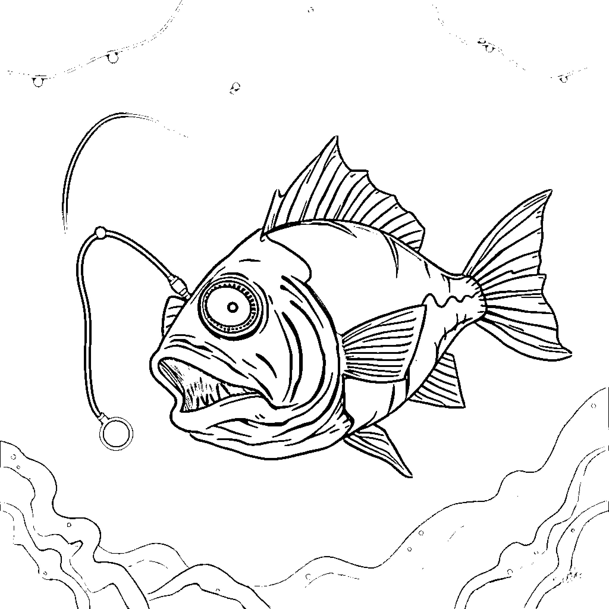 Best Angler Fish Coloring Pages (Free Printable PDF)