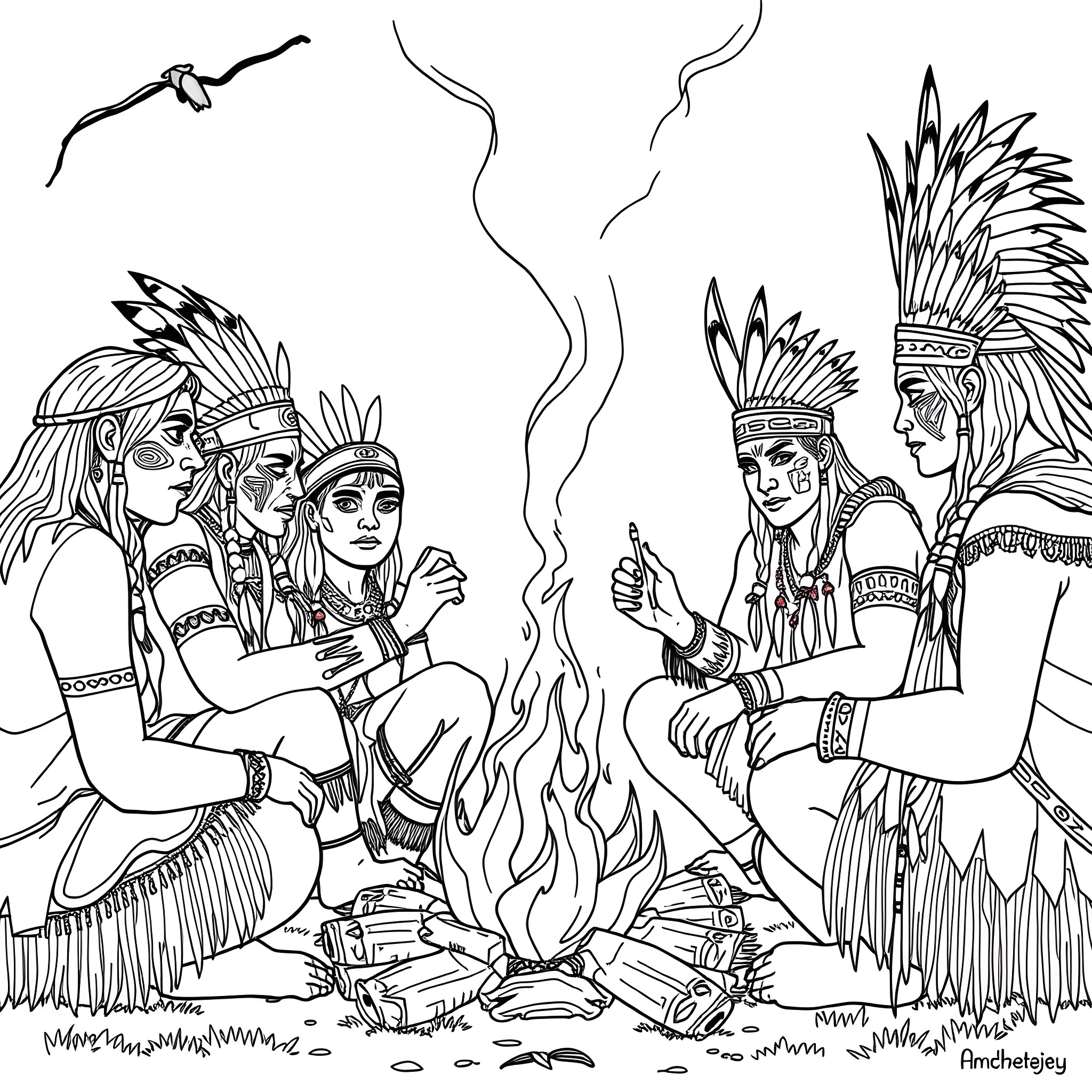 20 Best Cherokee Warrior Coloring Pages (Free Printable PDFs)