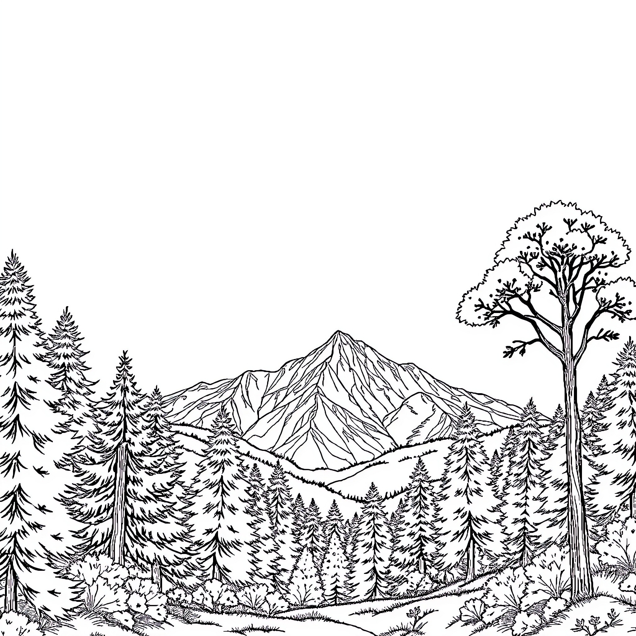 Best Landscape Coloring Pages (Free Printable PDF)