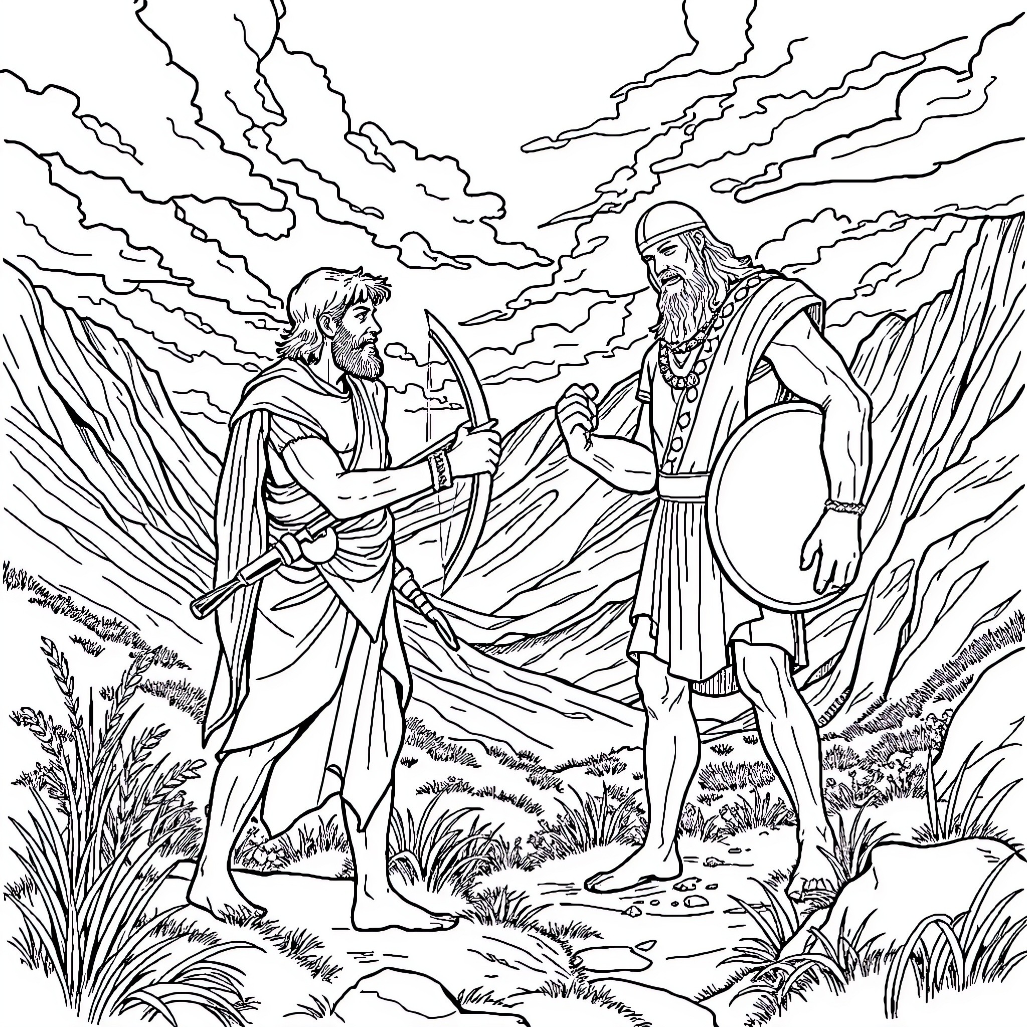 Best David Coloring Pages (Free Printable PDF)
