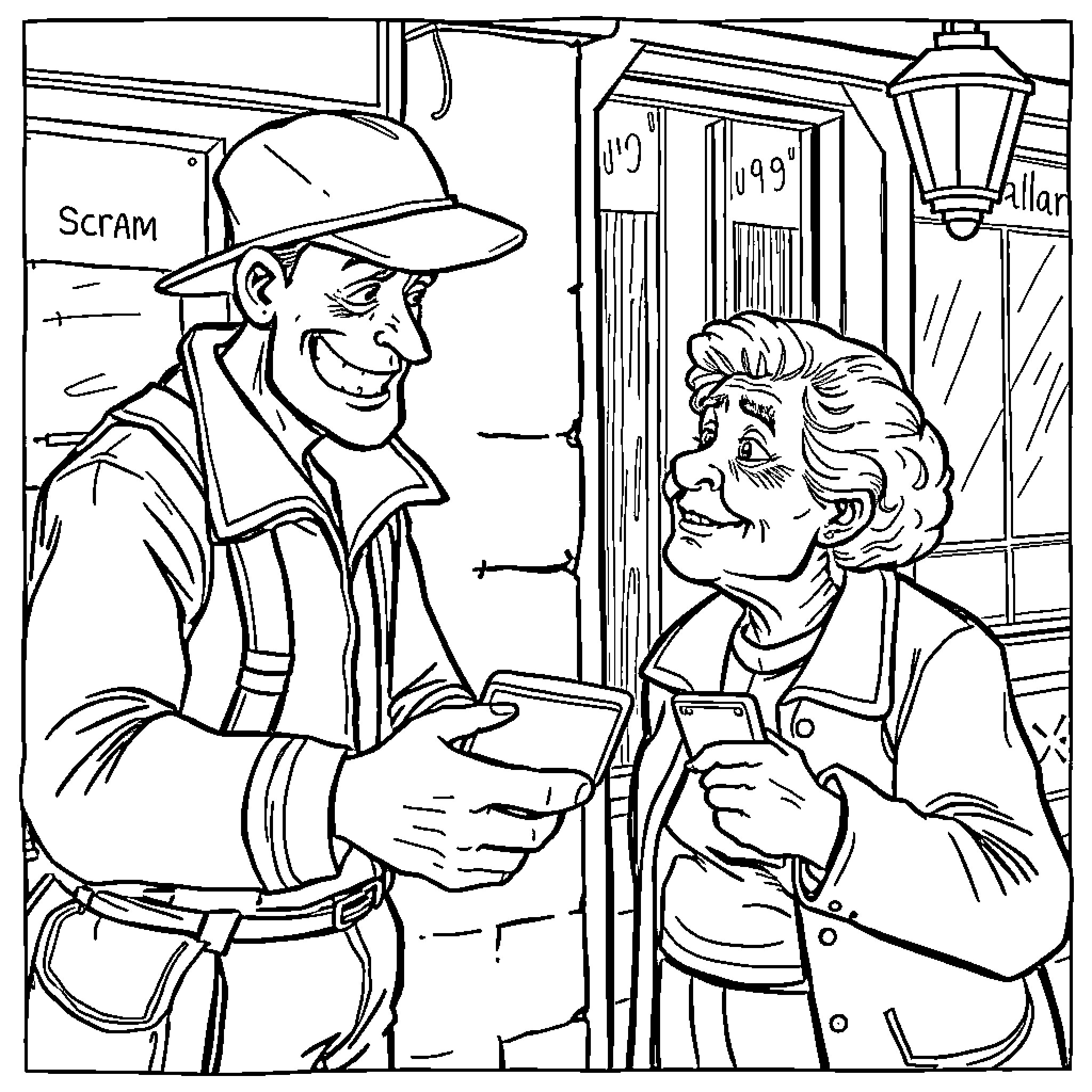 Best Scammer Coloring Pages (Free Printable PDF)