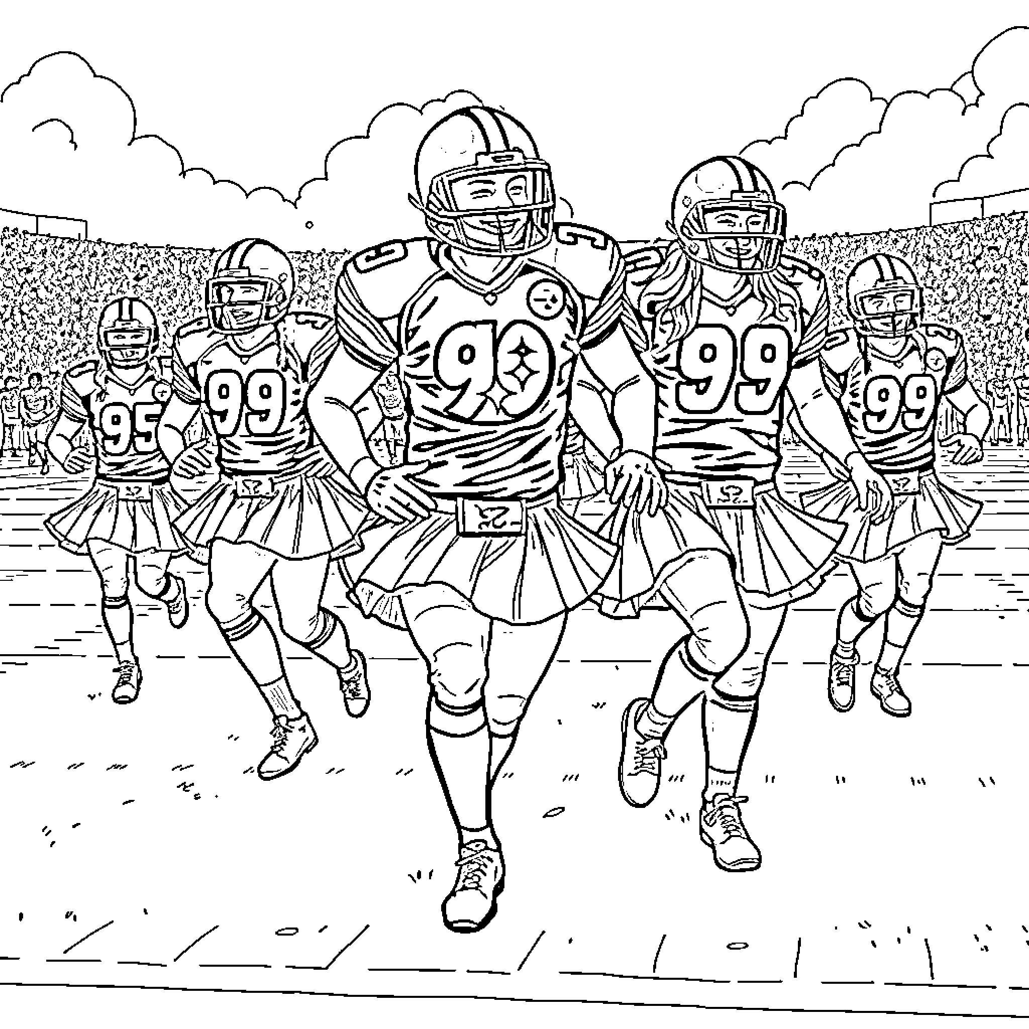 Best Pittsburgh Steelers Coloring Pages (Free Printable PDF)