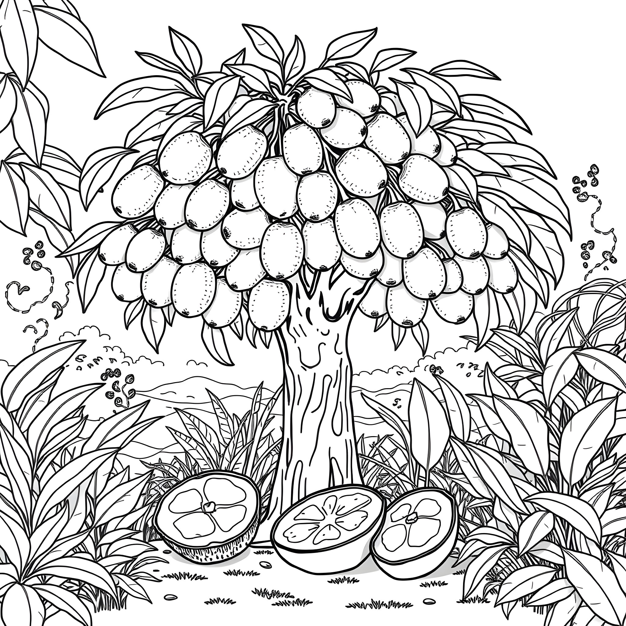 Best Breadfruit Coloring Pages (Free Printable PDF)