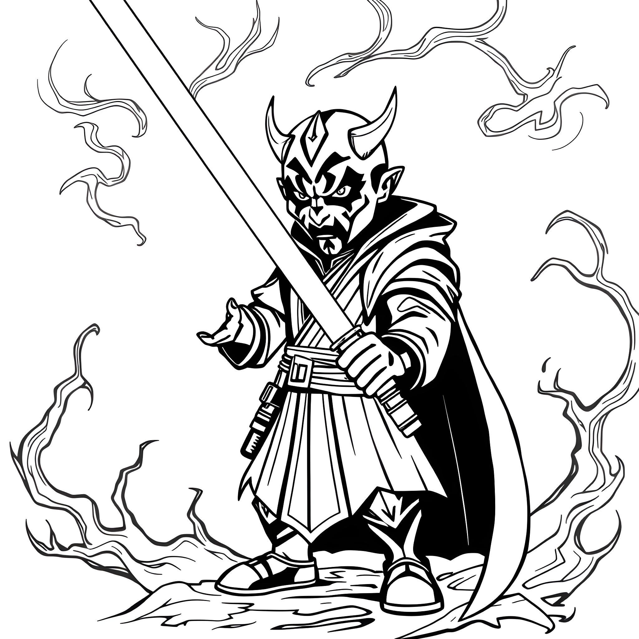 Best Darth Maul Coloring Pages (Free Printable PDF)