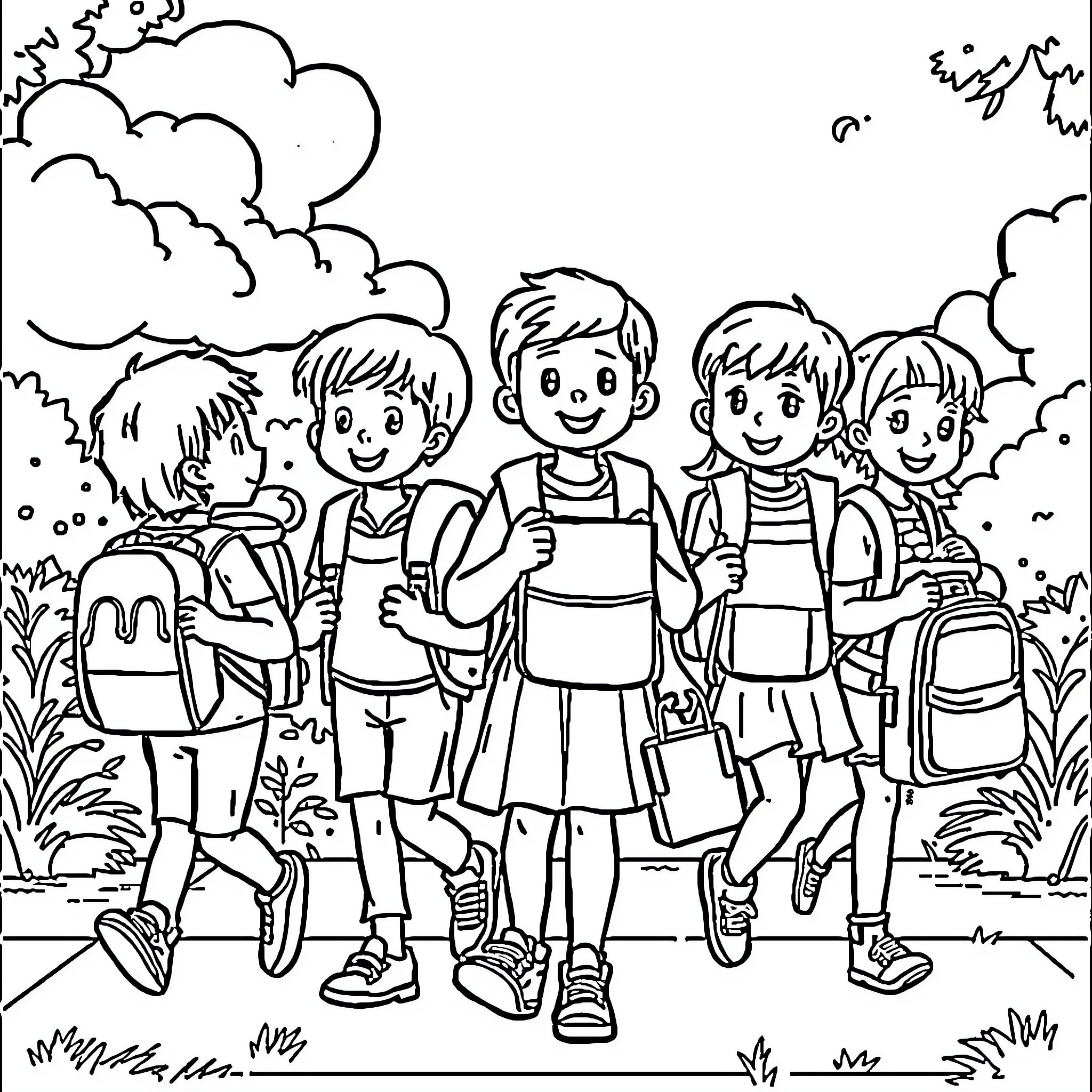 Best School Coloring Pages (Free Printable PDF)