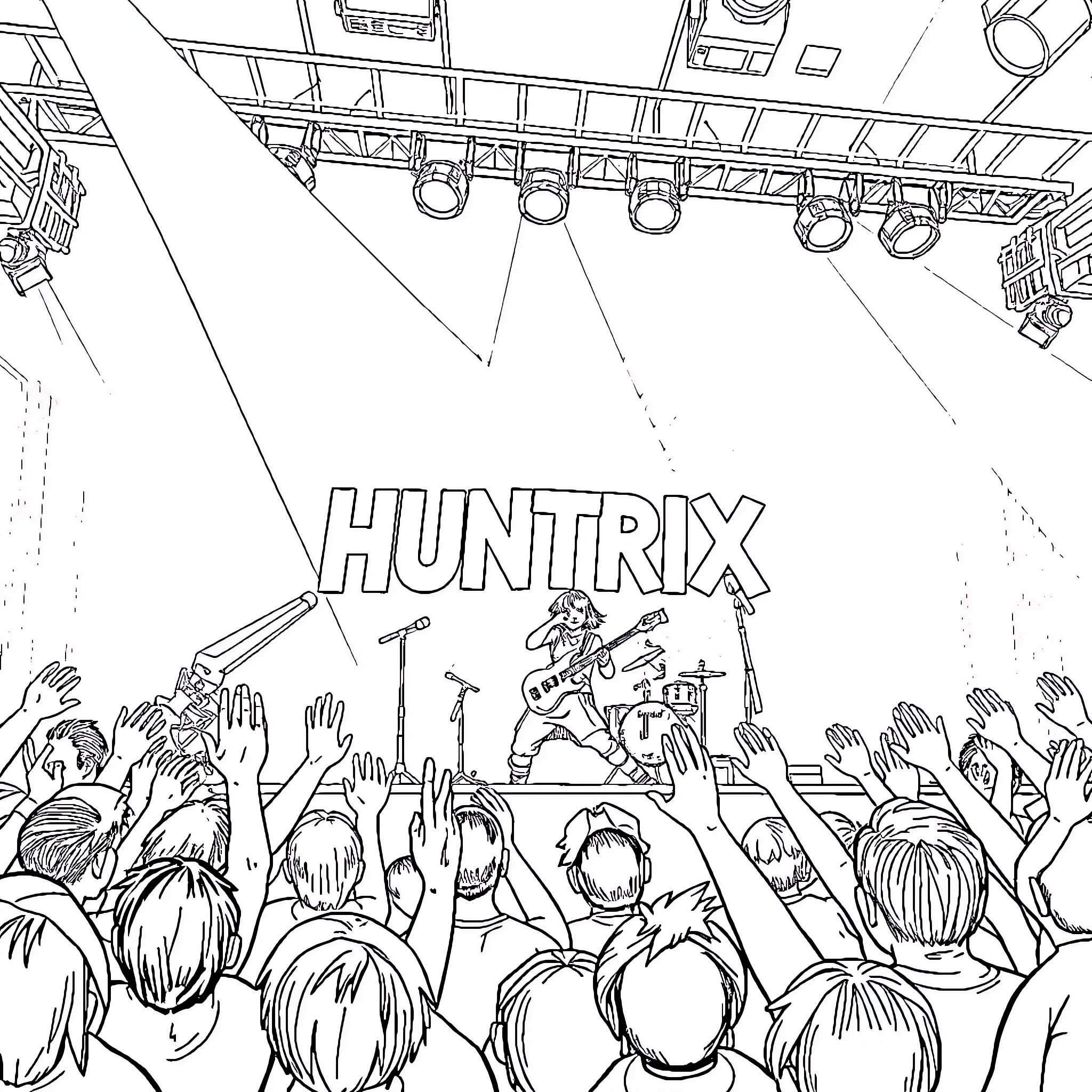 Best Huntrix Coloring Pages Free Printable PDF Best Huntrix Coloring Pages Free Printable PDF