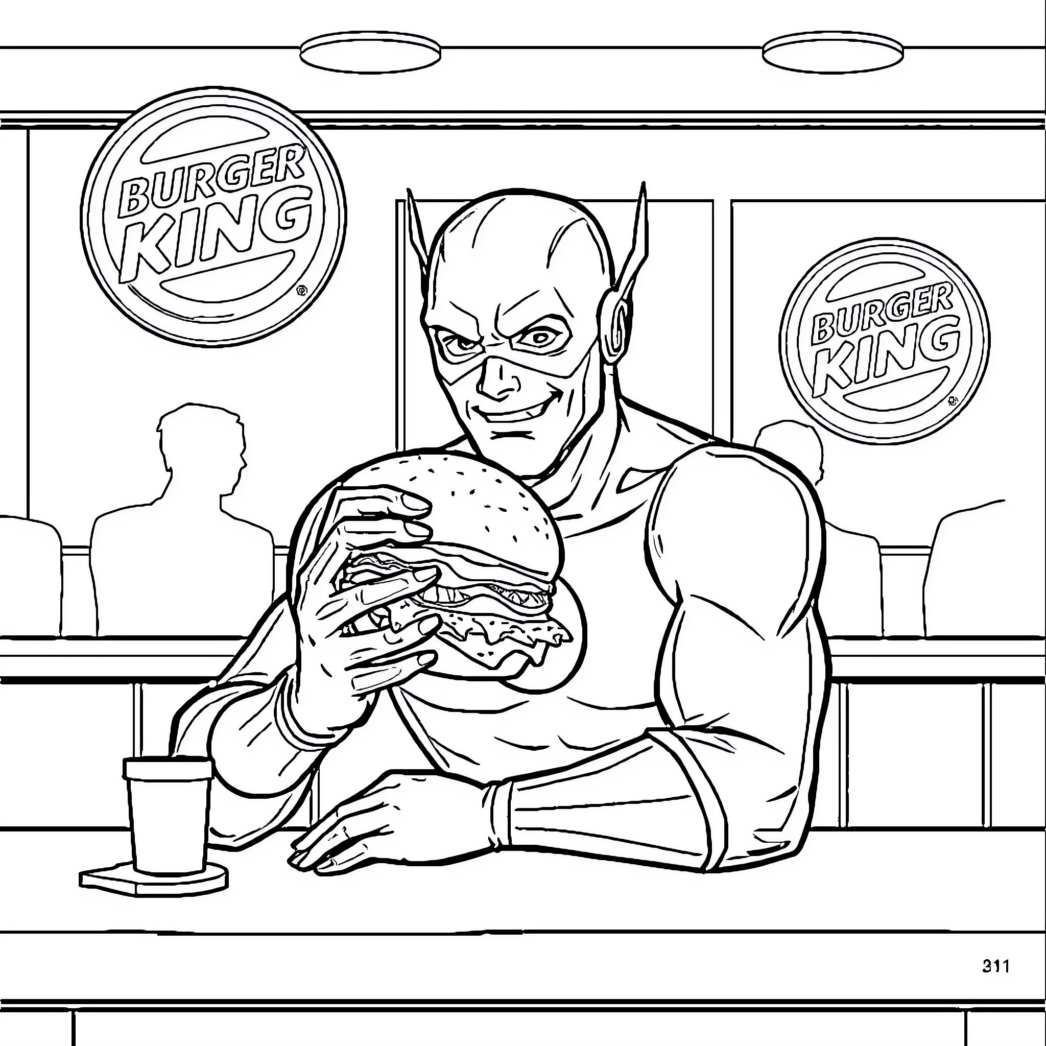 Best Flash Coloring Pages (Free Printable PDF)