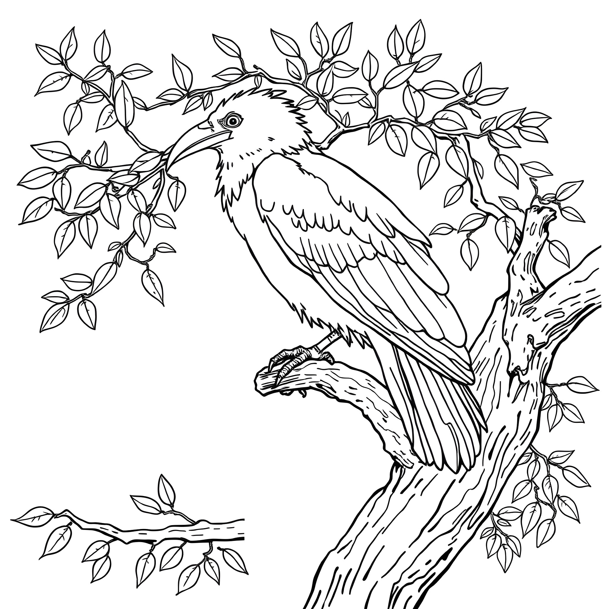Best Crow Coloring Pages (Free Printable PDF)