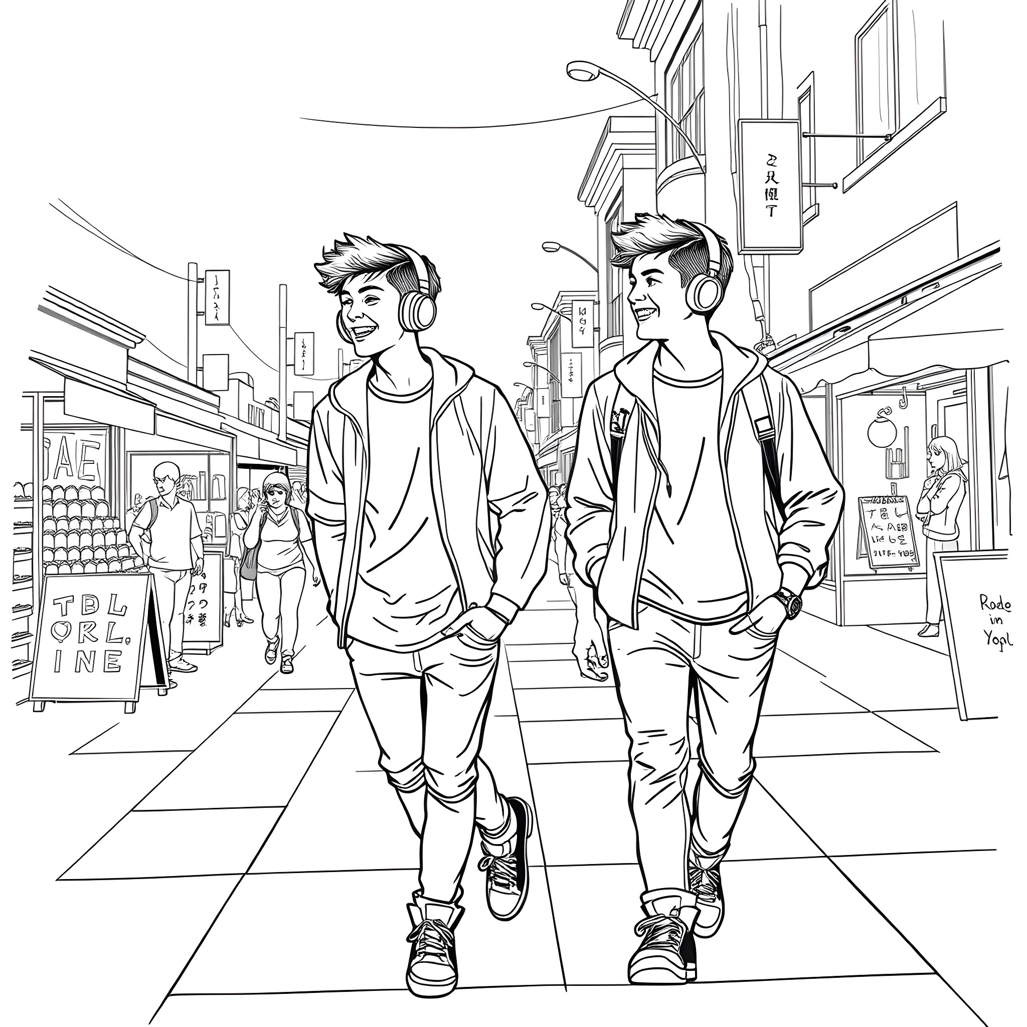 Best Teen Boy Coloring Pages (Free Printable PDF)