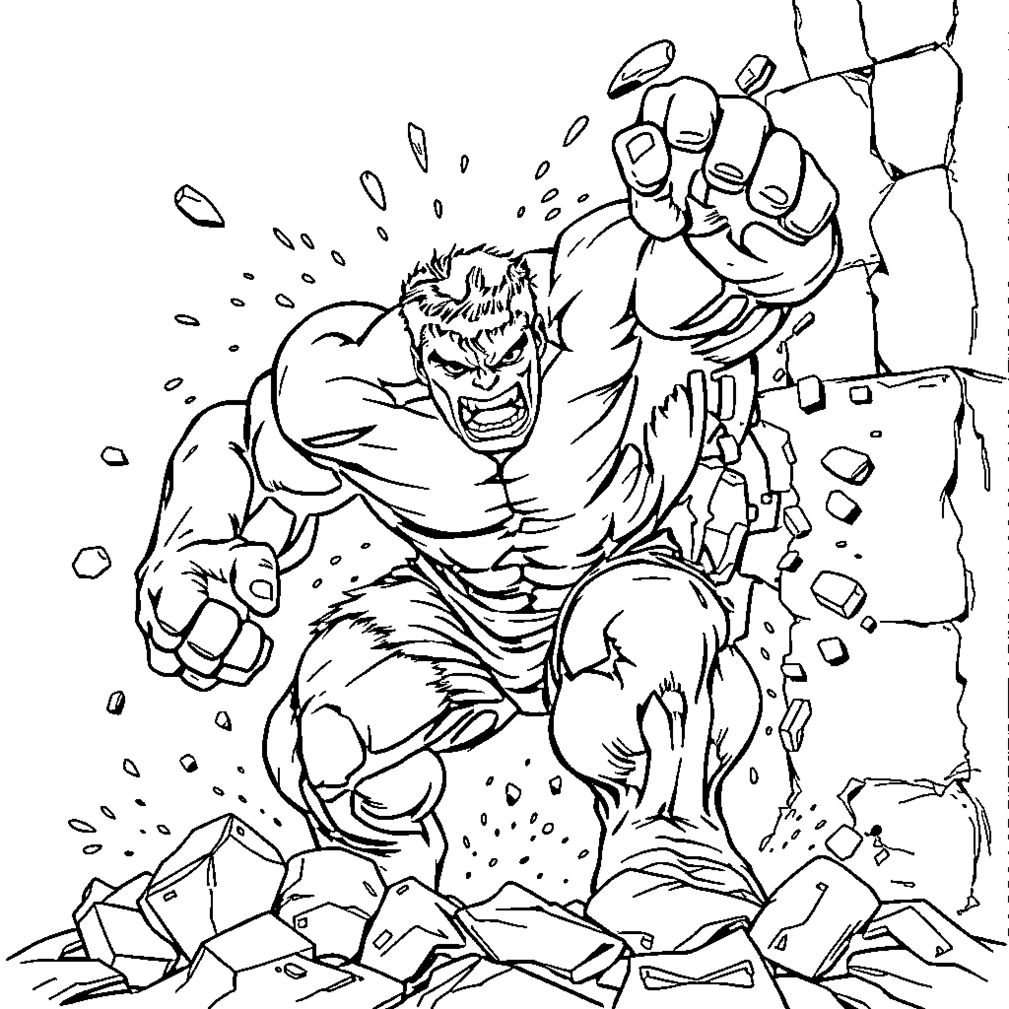 Best Hulk Coloring Pages (Free Printable PDF)