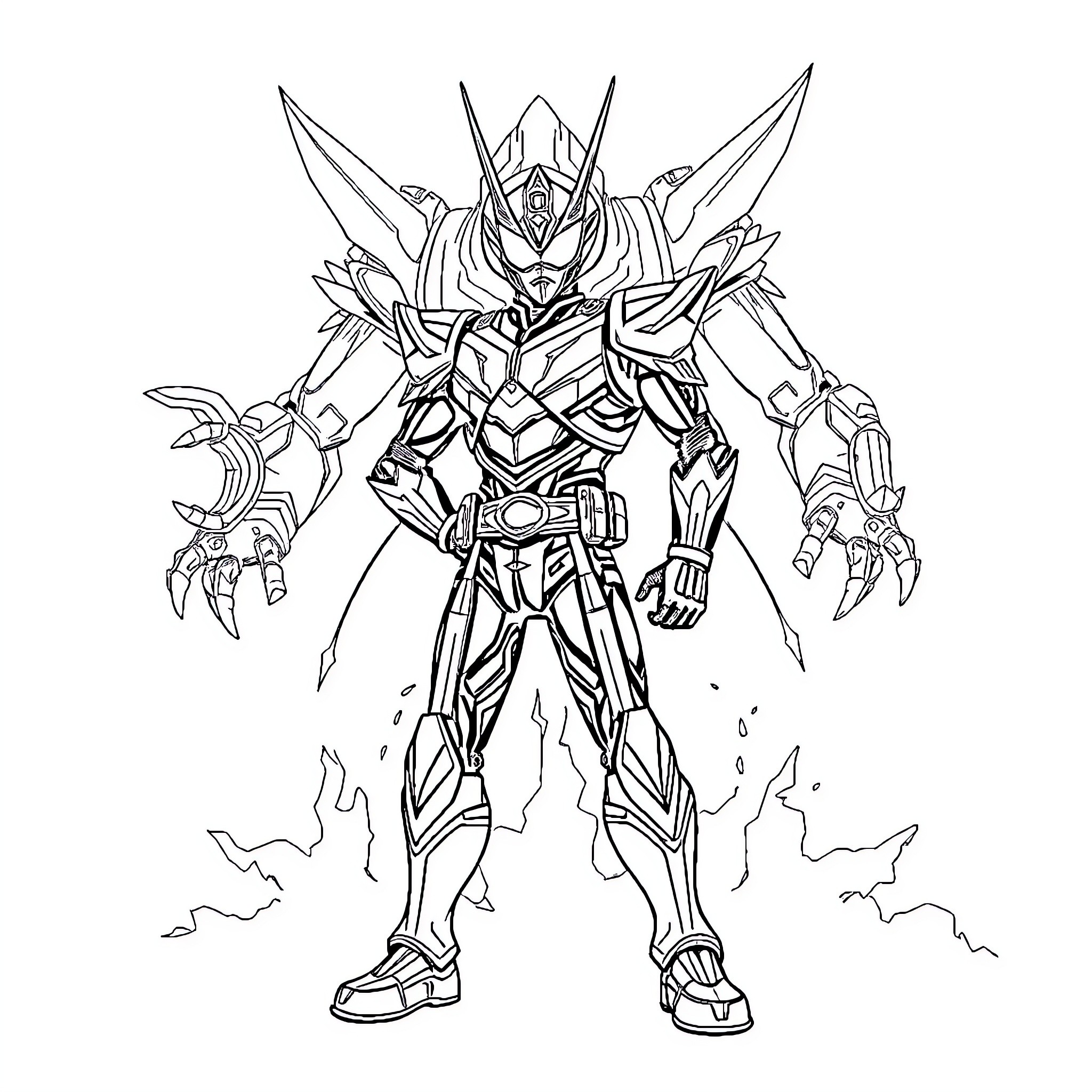 Best Kamen Rider Coloring Pages (Free Printable PDF)