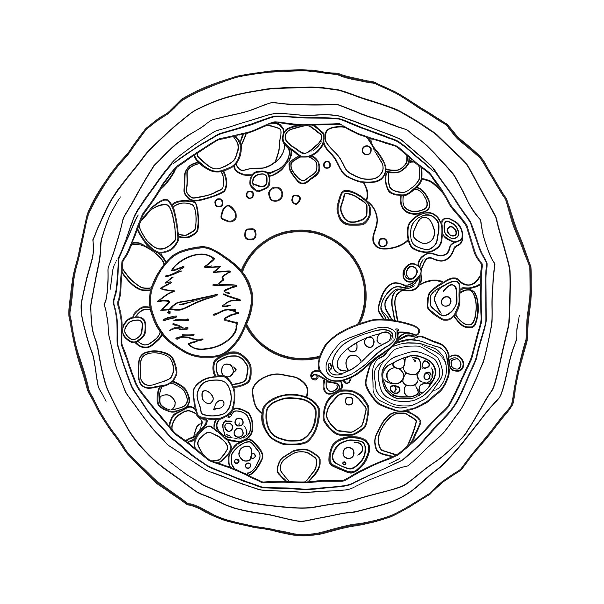 Best Cell Coloring Pages (Free Printable PDF)