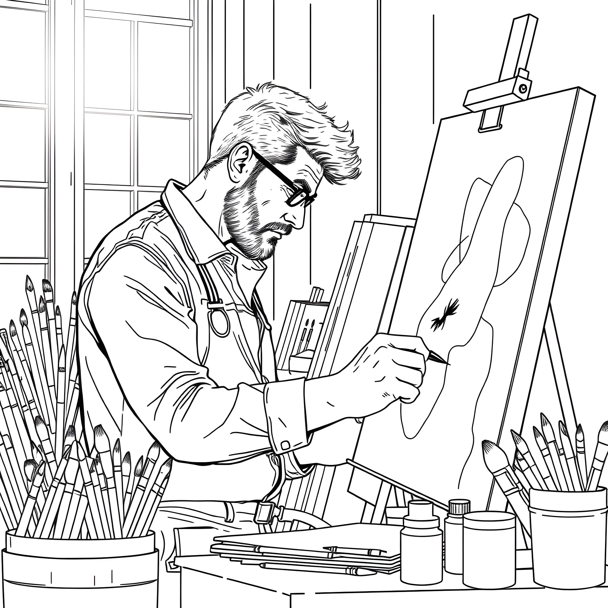 Best Male Coloring Pages (Free Printable PDF)