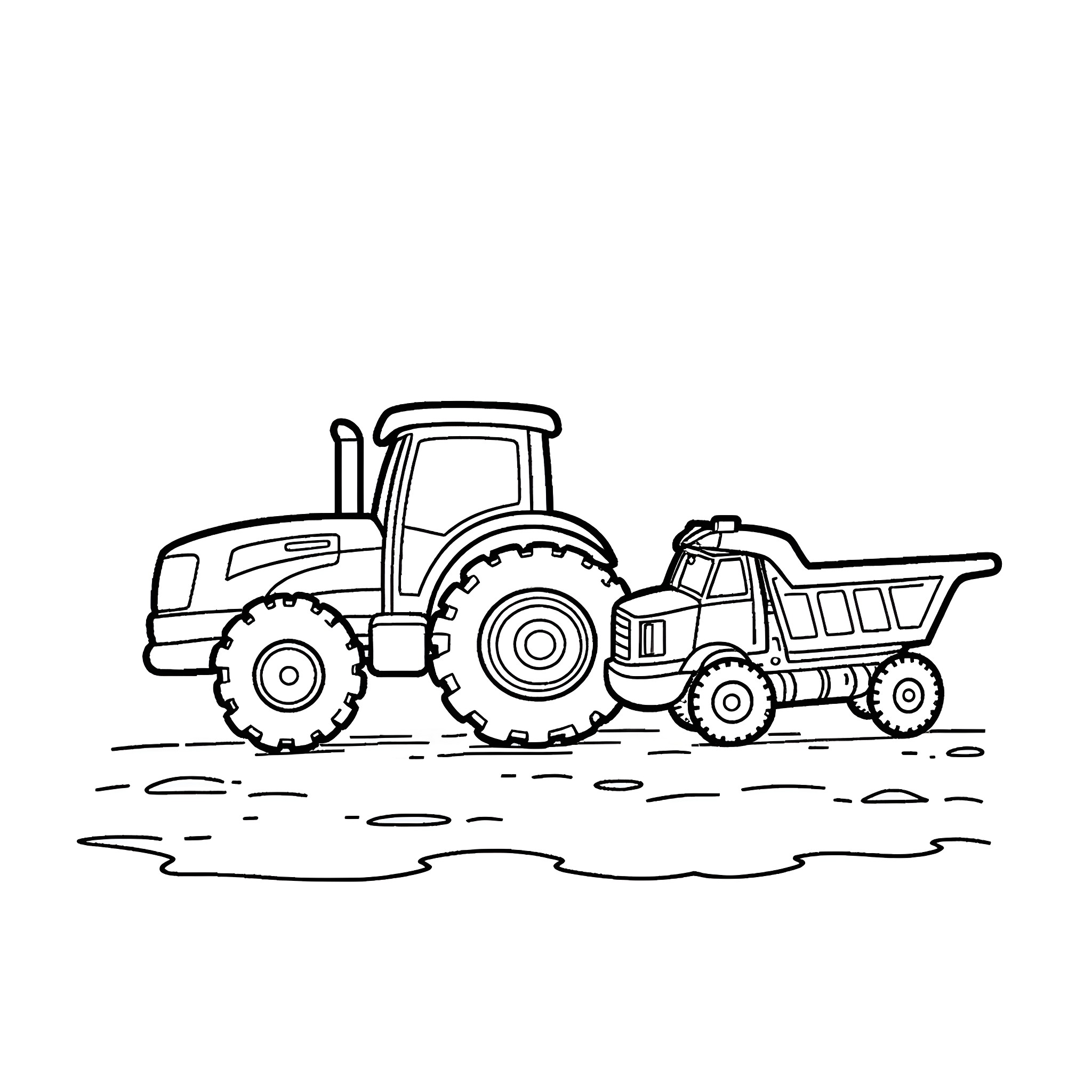 207 Best Tractor Coloring Pages (Free Printable PDFs)