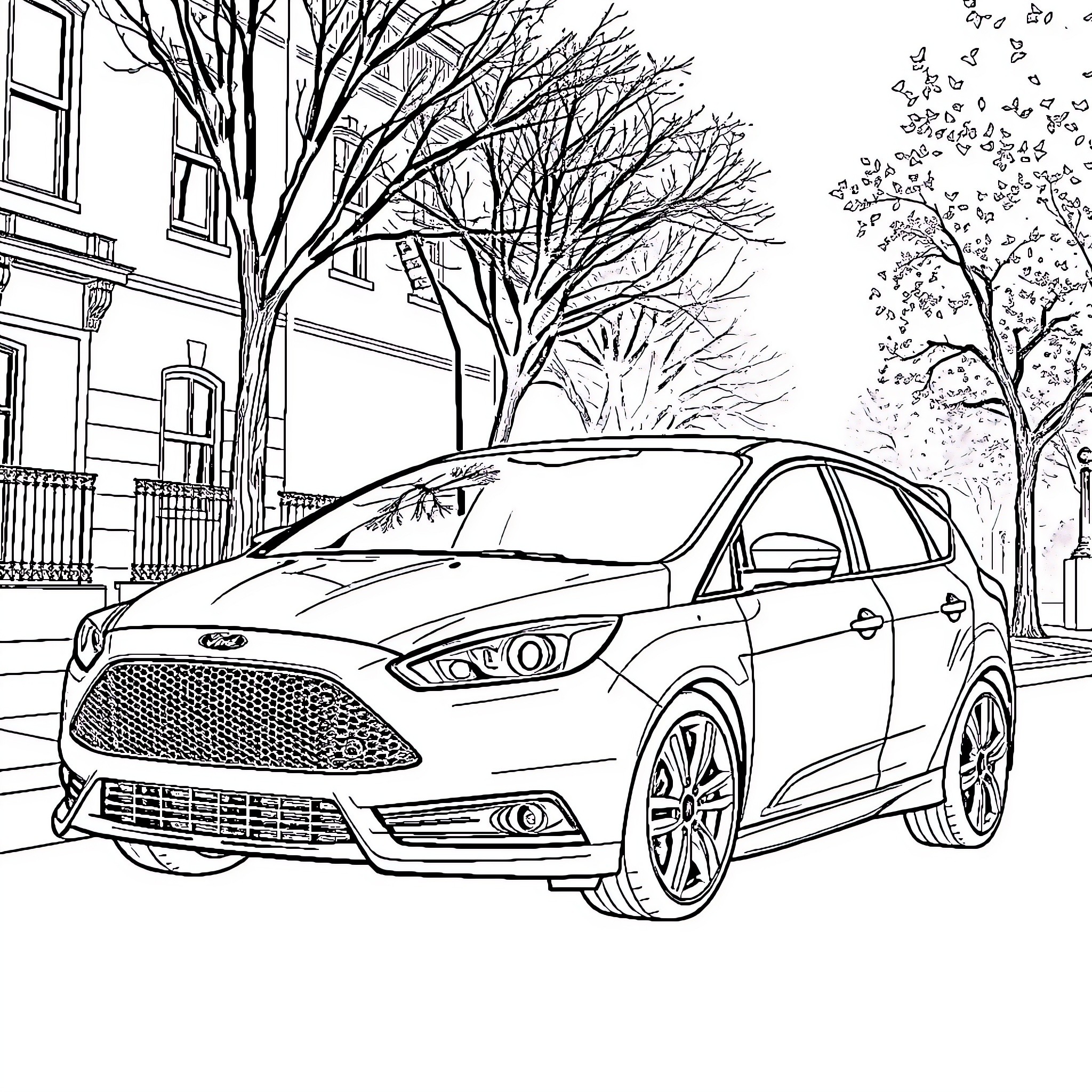 Best Ford Coloring Pages (Free Printable PDF)