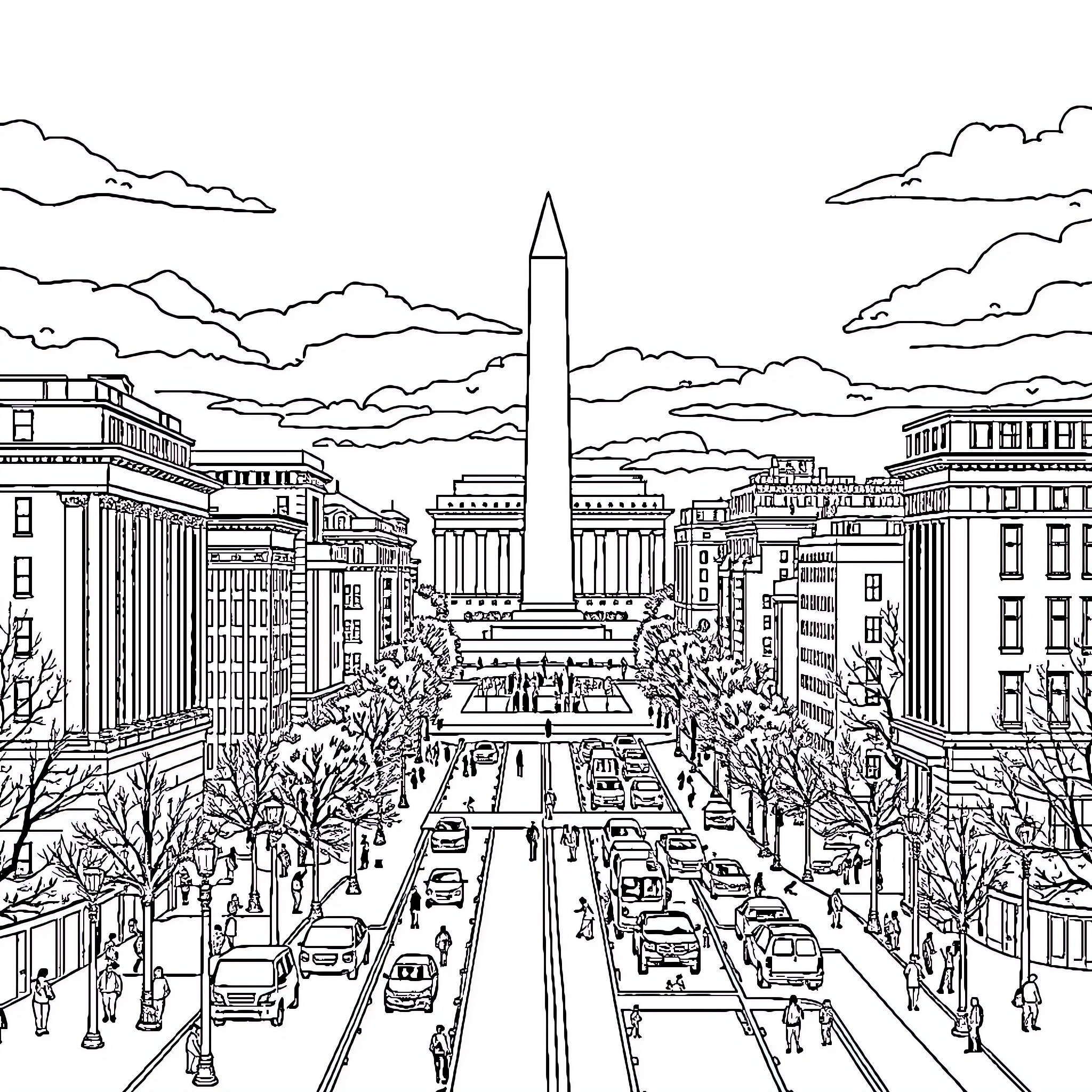 Best Washington DC Coloring Pages (Free Printable PDF)