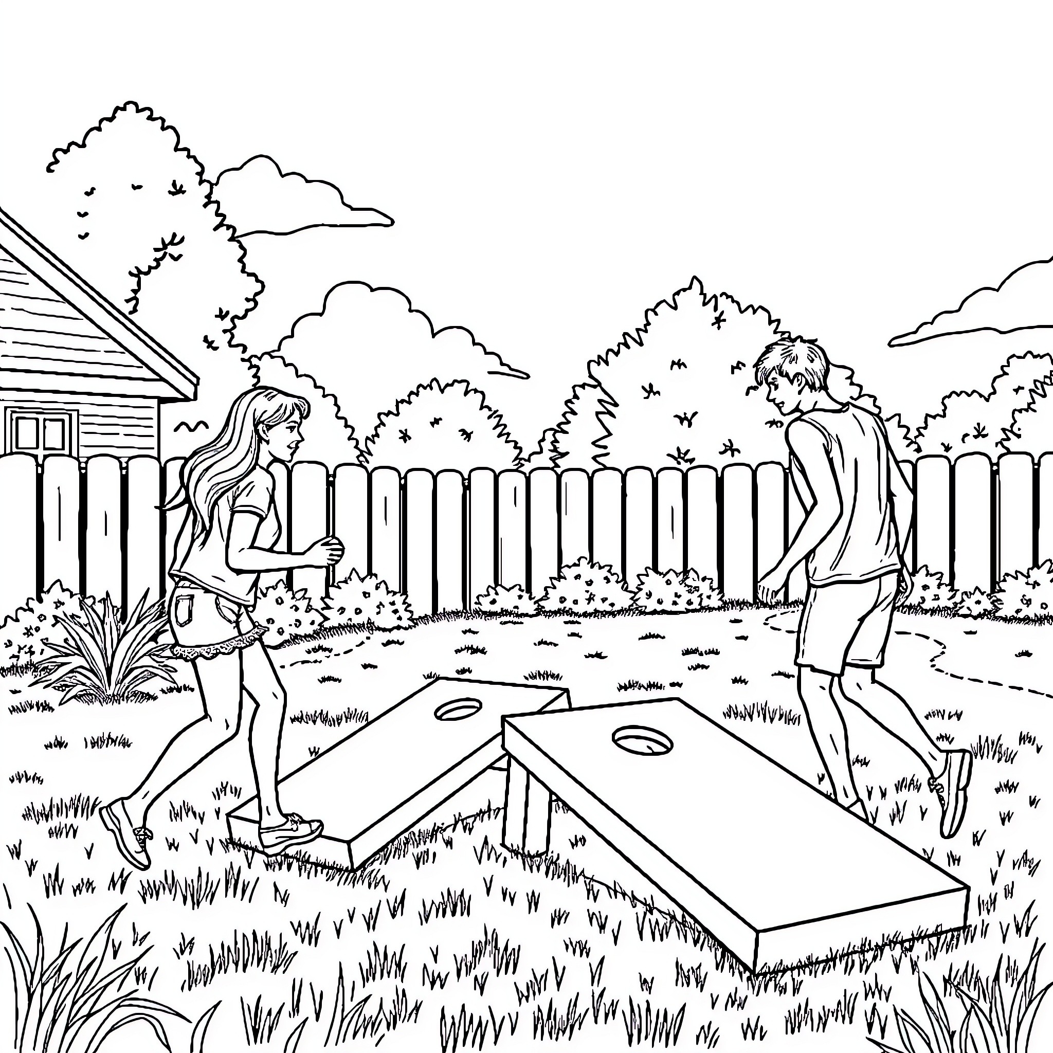 5 Best Cornhole Coloring Pages (Free Printable PDFs)