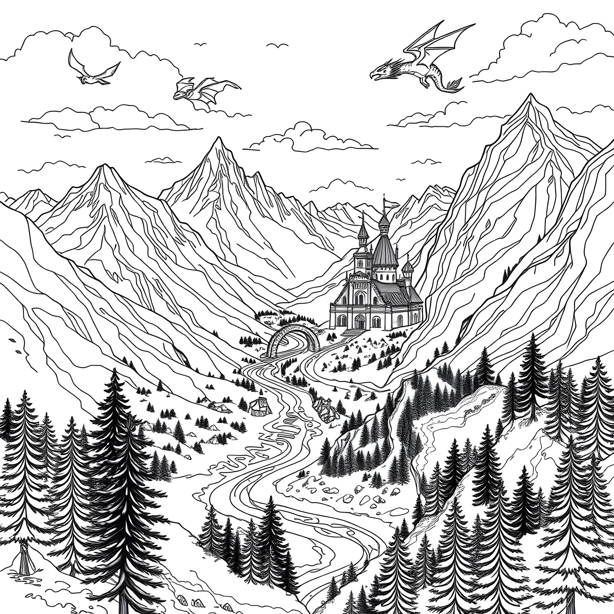 24 Best Dragon Coloring Pages (Free Printable PDFs)