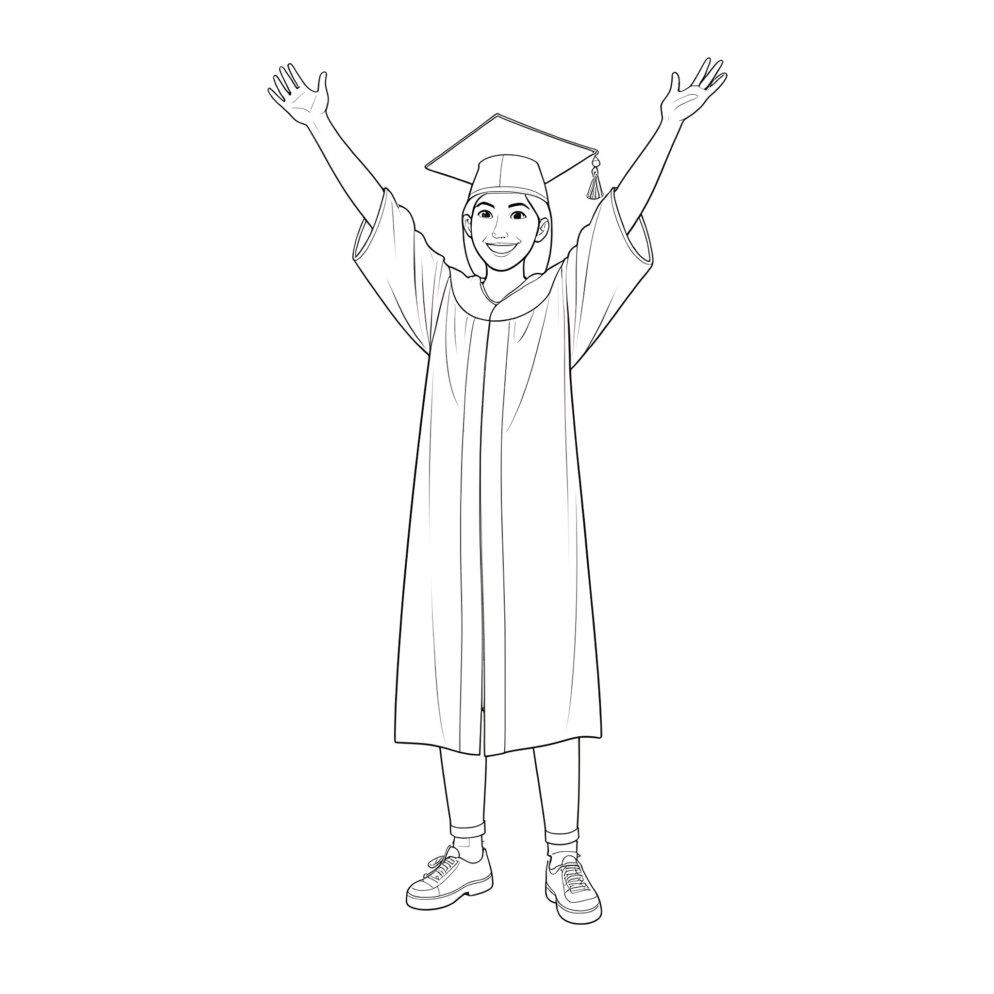 10 Best Graduation Coloring Pages (Free Printable PDFs)